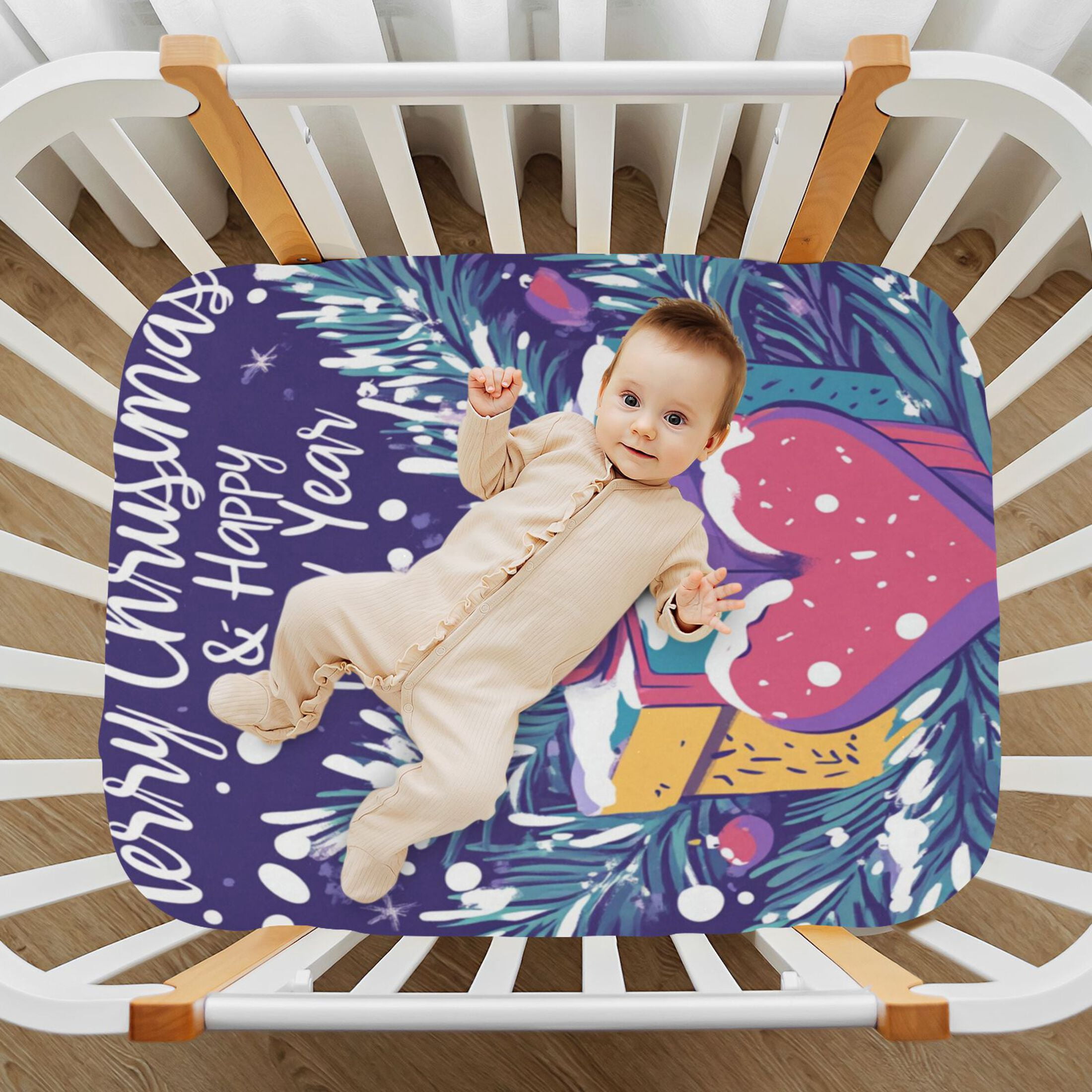 WOBOGO Tree Branches Wrapped in Beautiful Gift Box Design Baby Crib ...