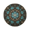 WOBOGO Artistic Butterfly Round Placemats Set of 6 Heat Resistant ...