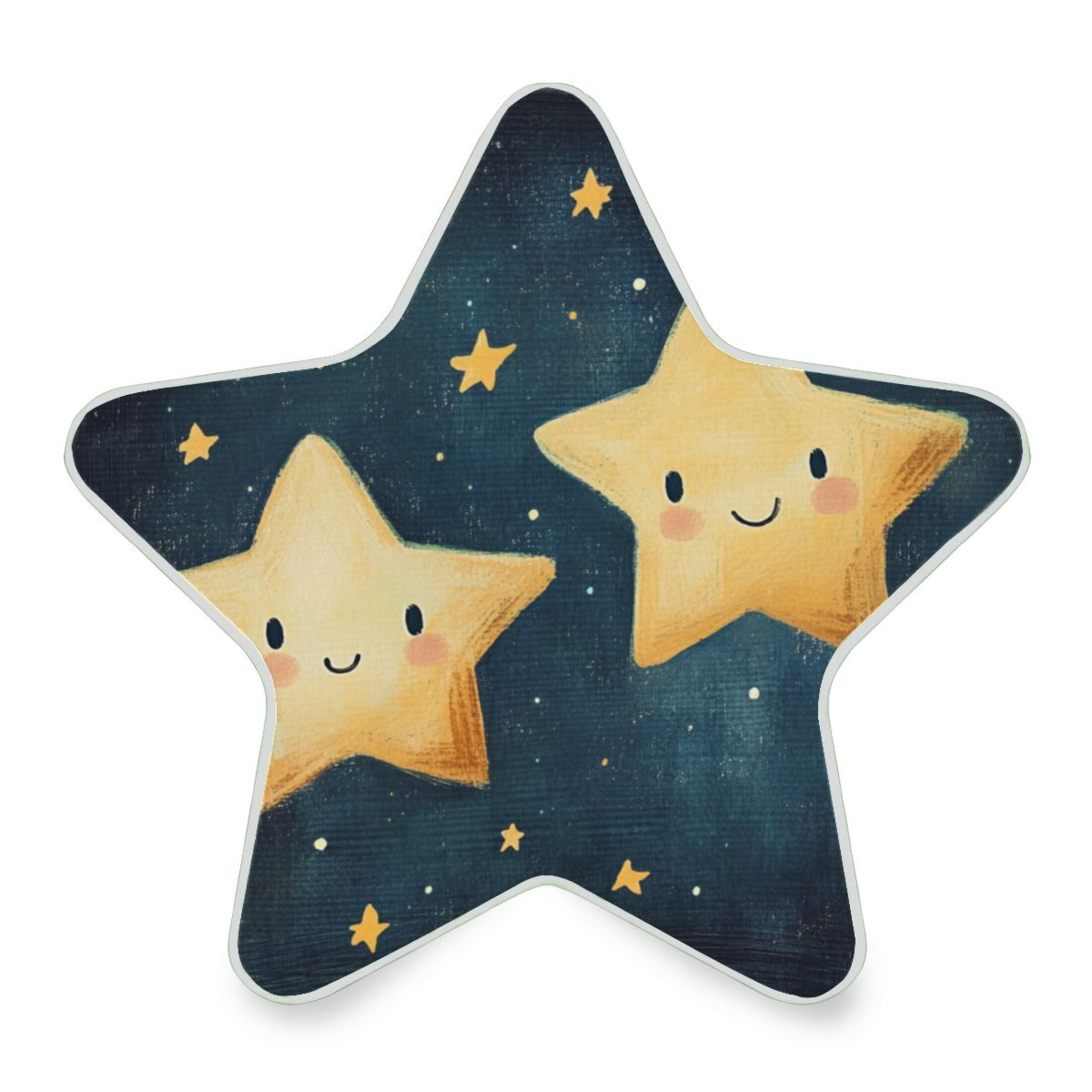WOBOGO Two Cute Stars LED Star Night Light 0.2 Watt Wall Plug Dusk to ...