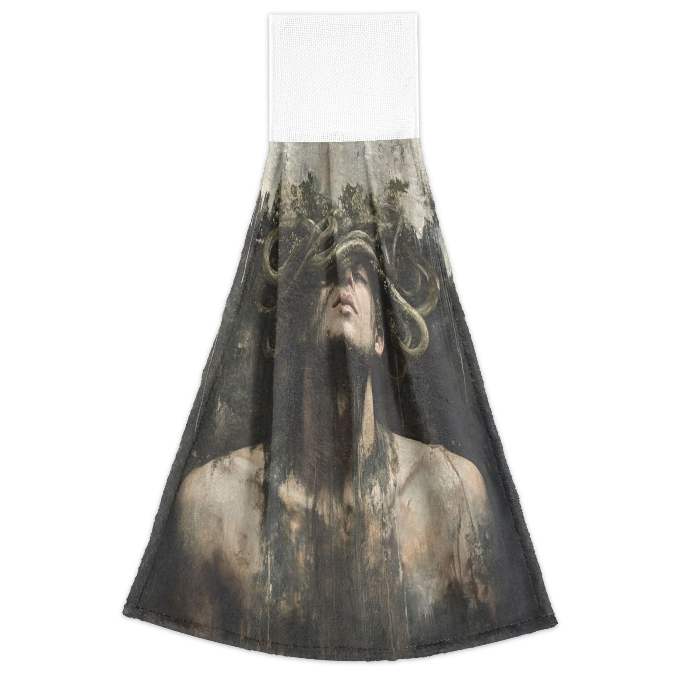 WOBOGO Vine Wrapped Around The Head Hand Towel Set of 2 Absorbent for ...