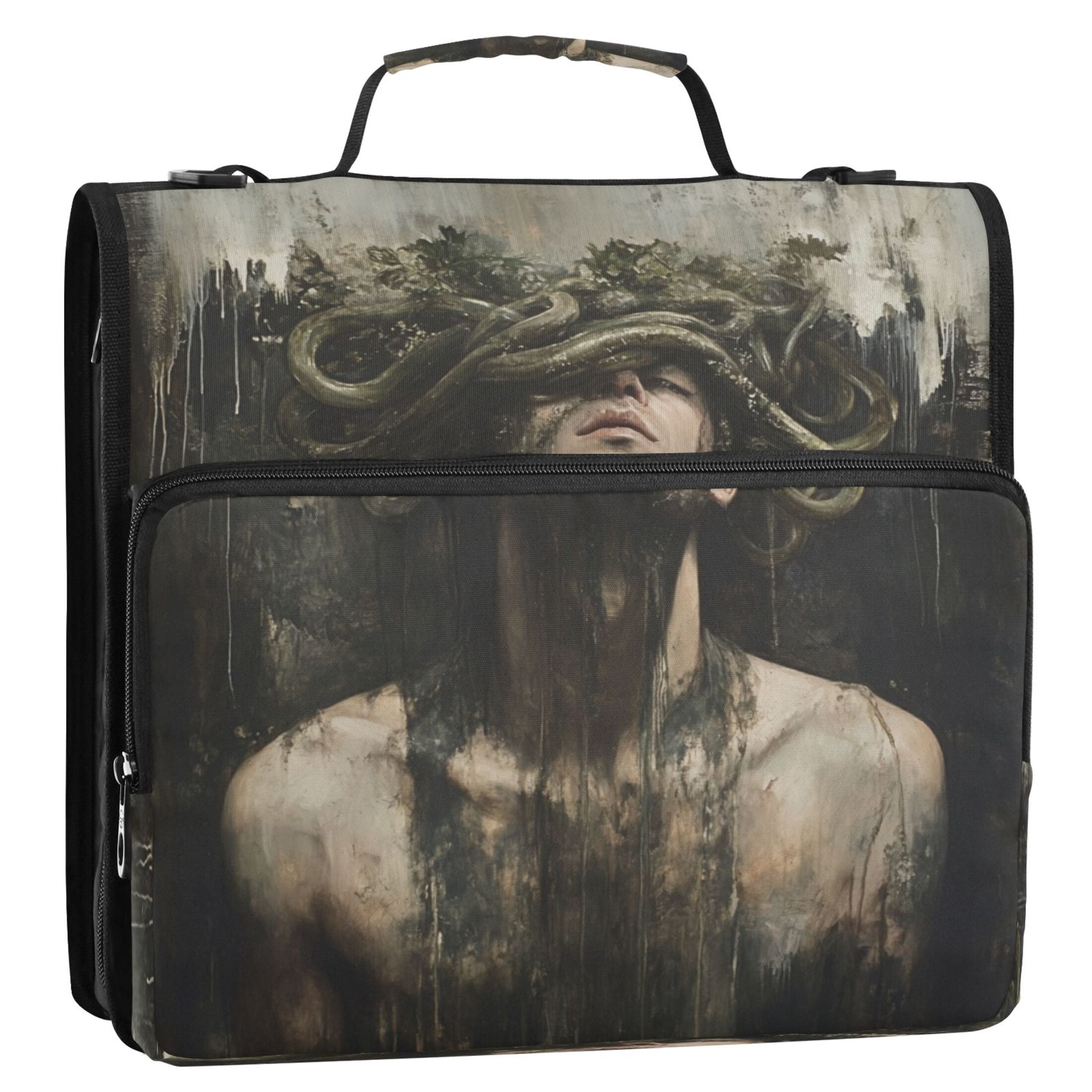 WOBOGO Vine Wrapped Around The Head Ring Binder Bag 1.5in Folder ...