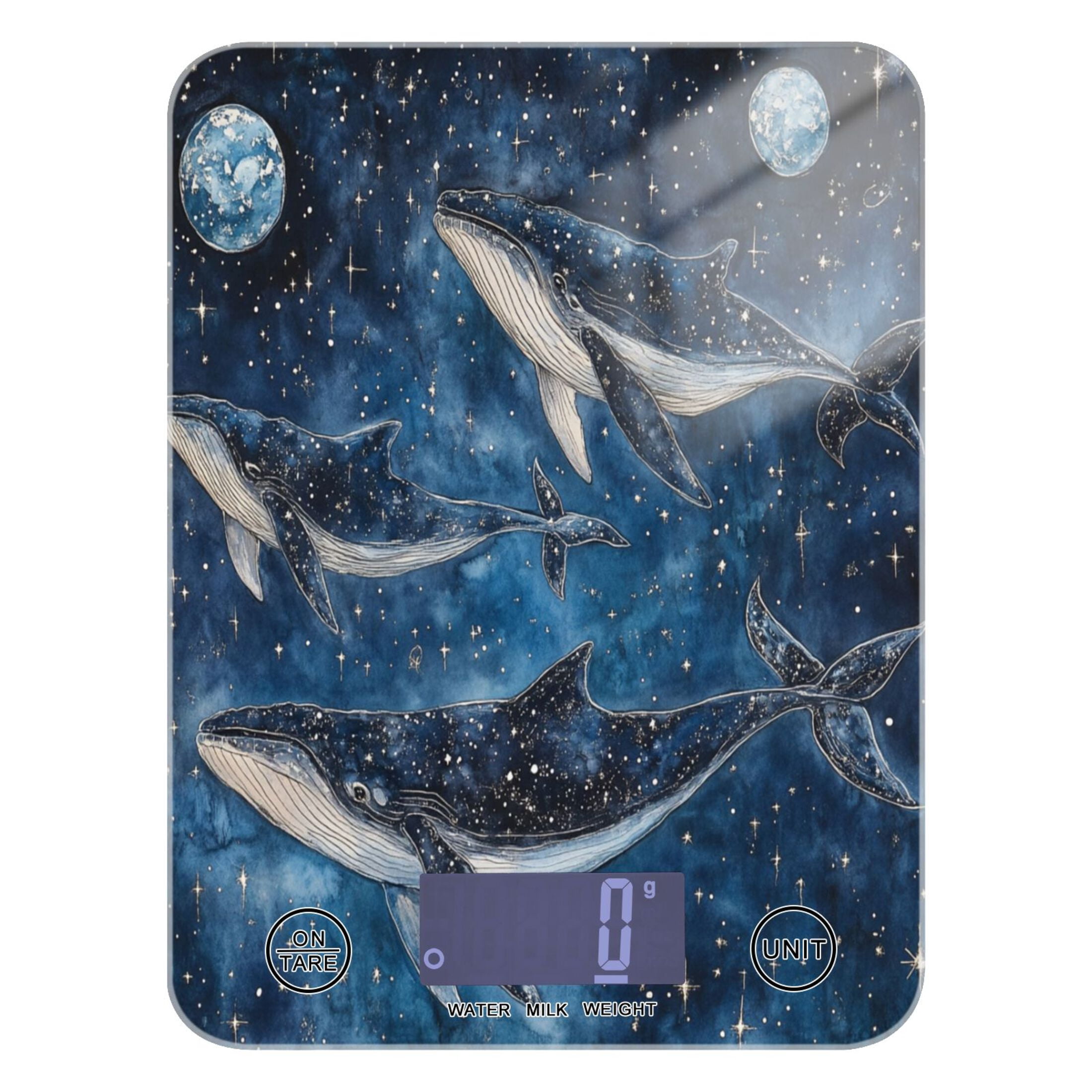 WOBOGO Whale Stars Kitchen Scale Digital Gram and Ounce Weighing for ...