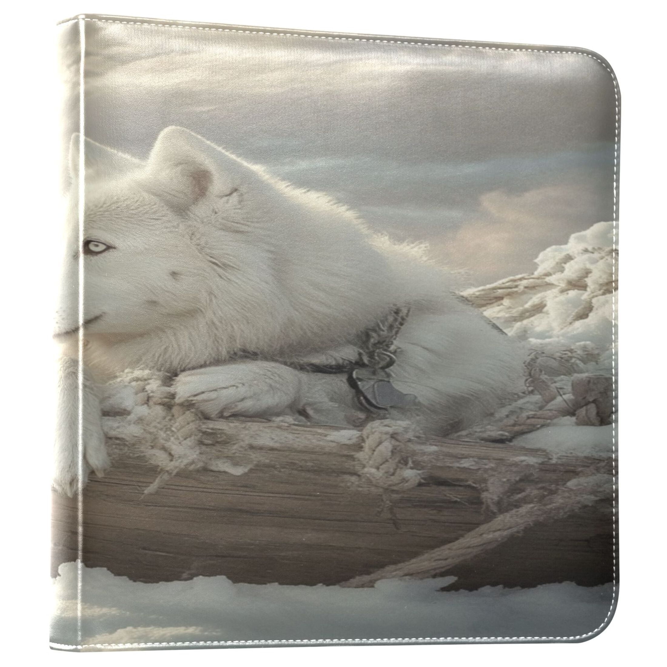 WOBOGO White Alaskan Dog Photo Albums 20 pages large capacity DIY self ...