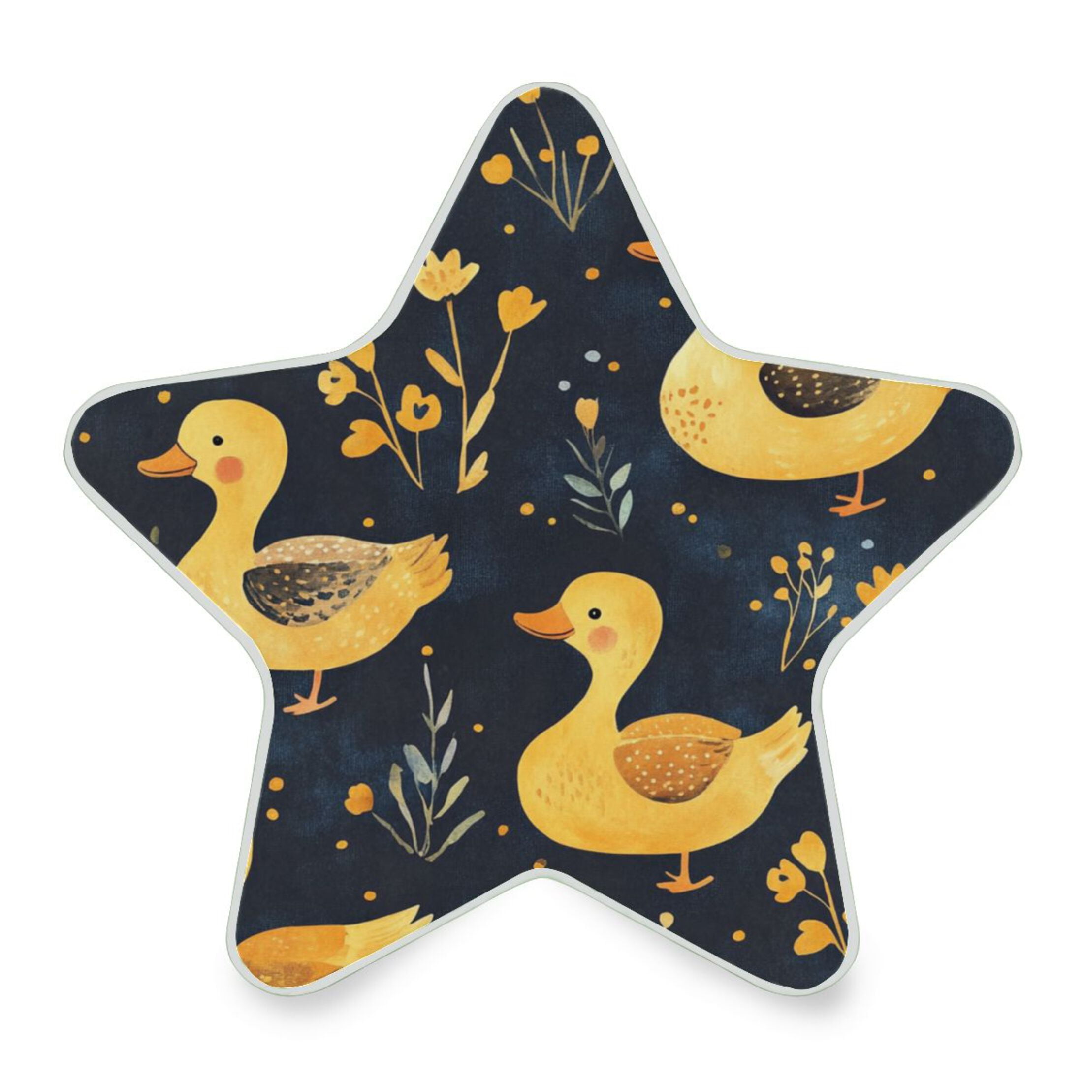 WOBOGO Yellow Ducks LED Star Night Light 0.2 Watt Wall Plug Dusk to ...