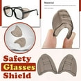 WOCACHI 1 Pairs Side Shields for Eye Glasses Slip on Safety Glasses ...