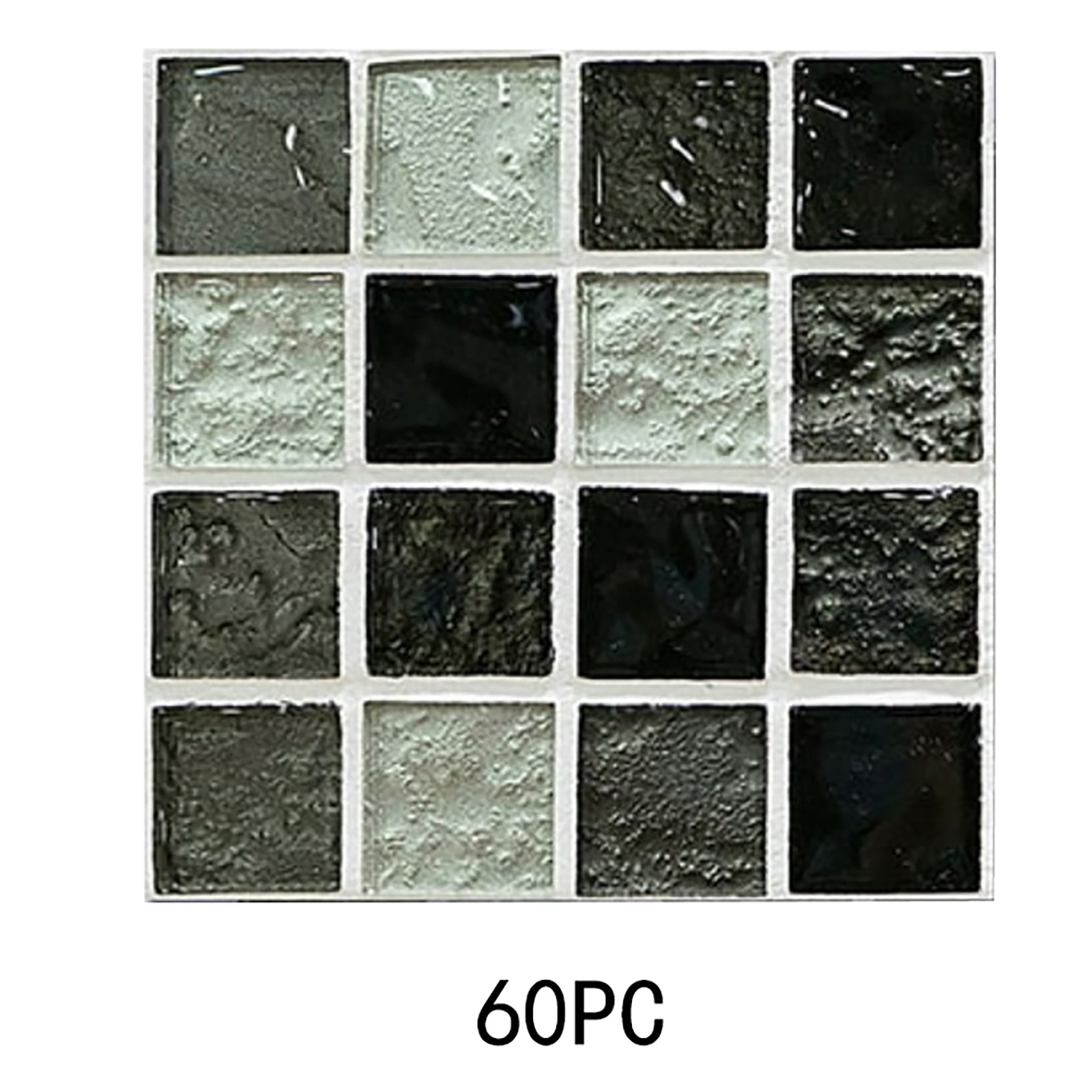 WOCACHI 3D Tiles Self Adhesive and Removable Decorative PVC Wall Tiles ...