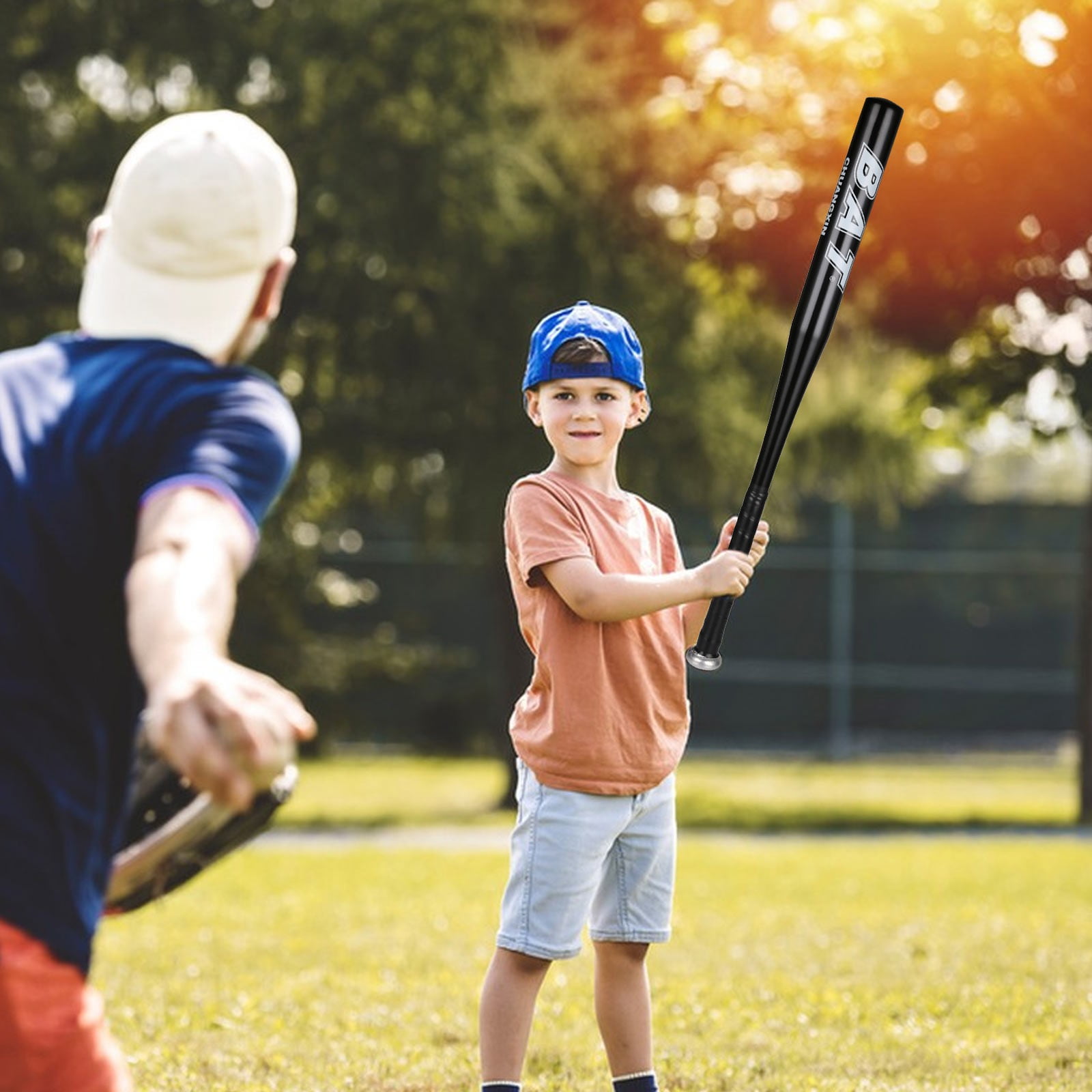 WOCACHI All Aluminum Alloy Baseball Bat for Children to Adults School ...