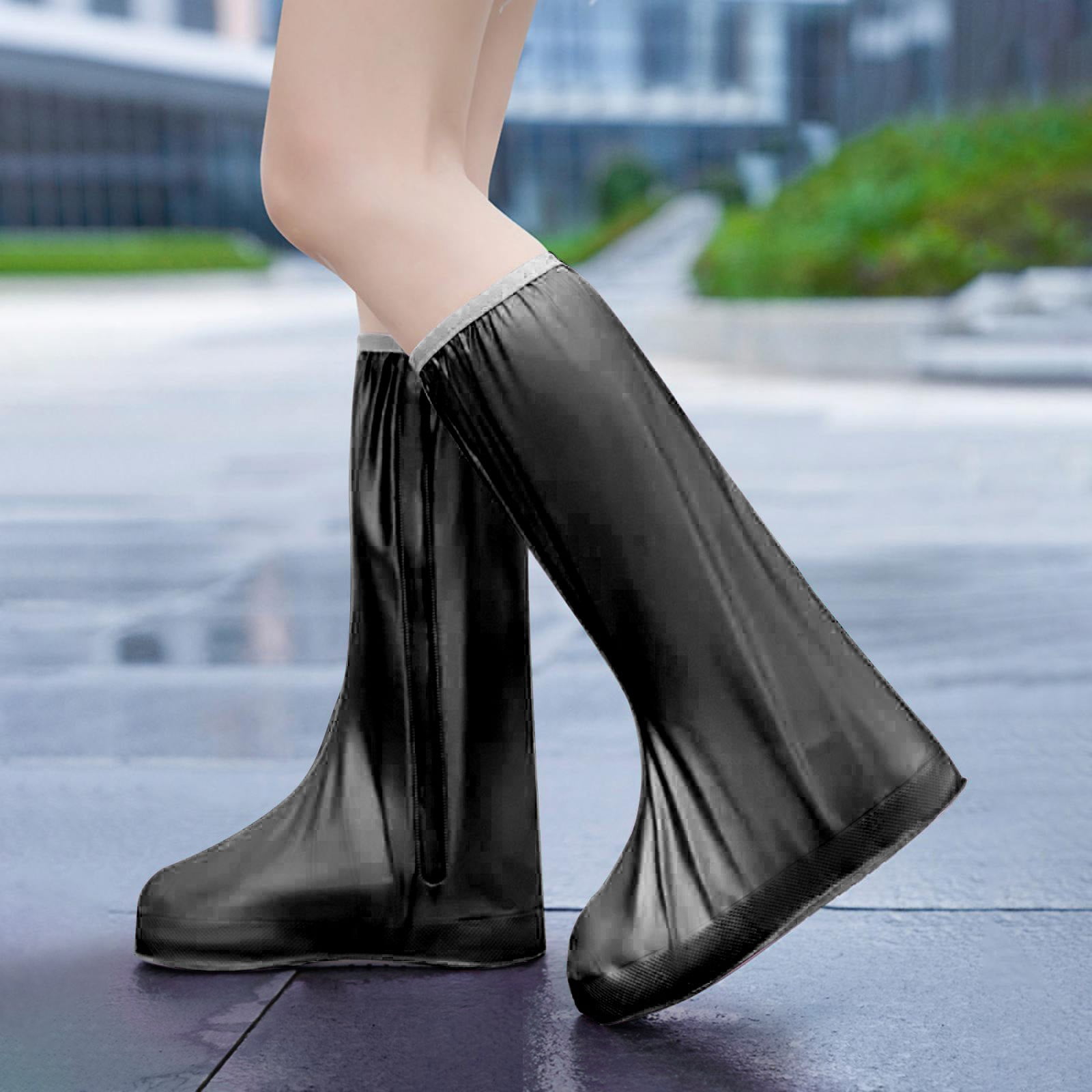 WOCACHI All Round Long Boot Covers Rain Cover for Shoes Shoe Covers for ...