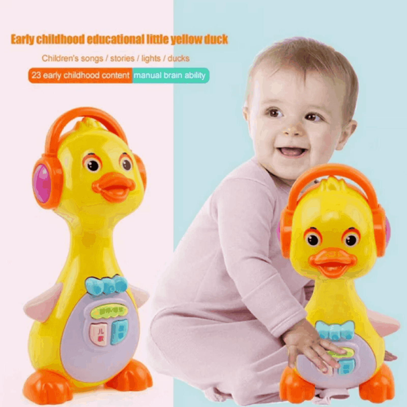 WOCACHI Electric Toys Duck Educational Toys for Kids Learning Toys for ...