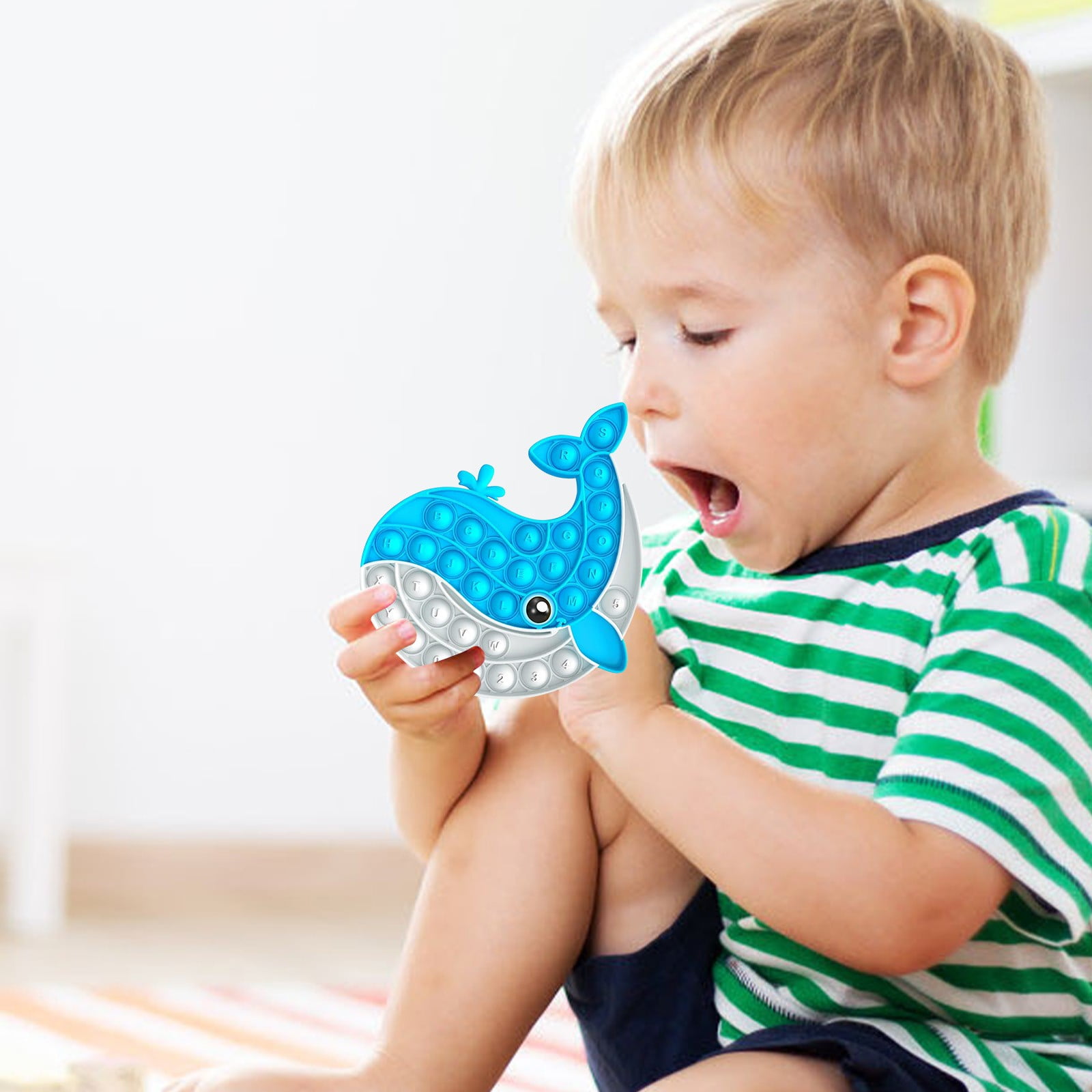 WOCACHI Push Pop Bubble Fidget Toy,Sensory Fidget Poppers Push Bubble ...