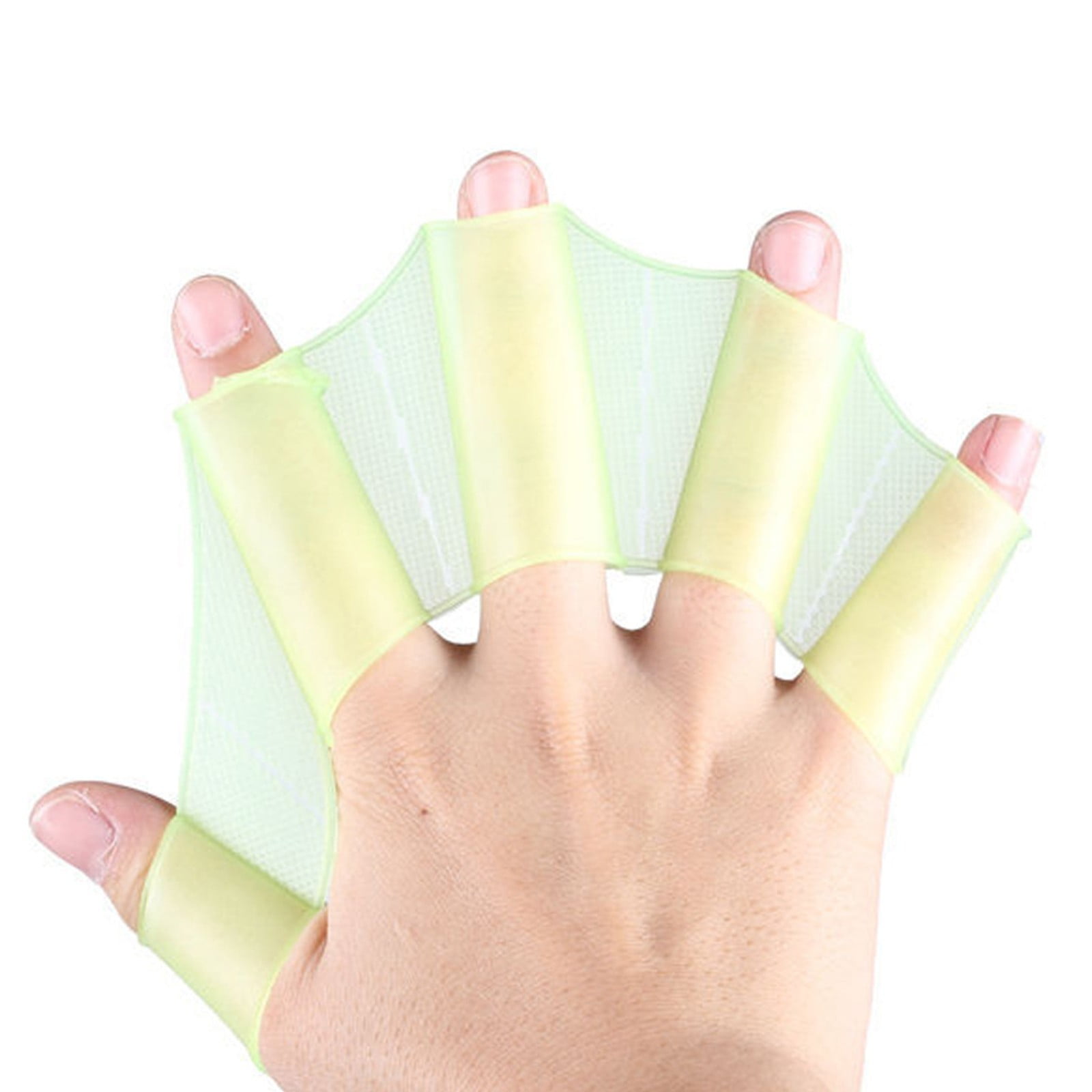 WOCACHI Silicone Swimming Hand Fins Flippers with Webbed Gloves 1 Pair ...