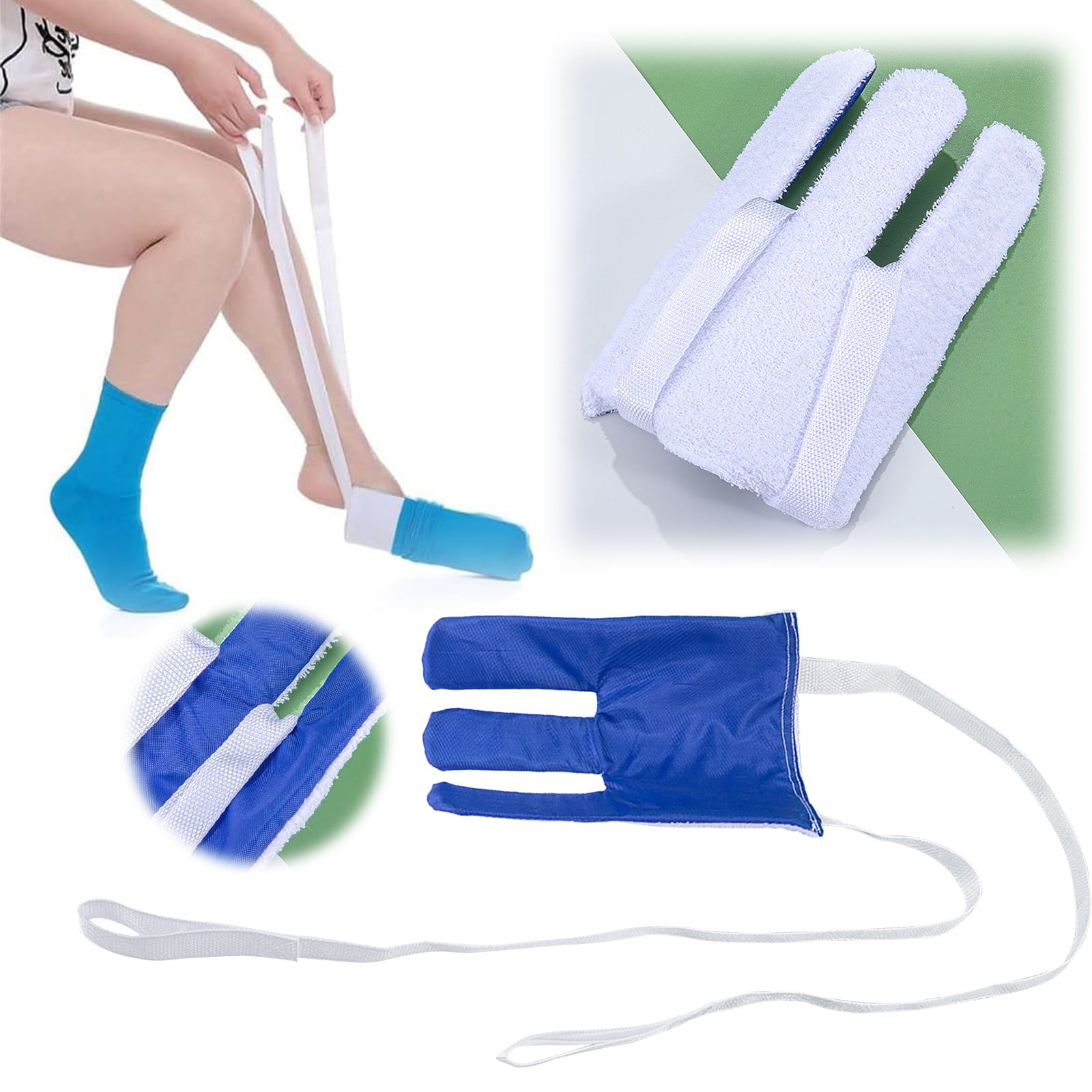WOCACHI Sock Threader Sock Threader Tools to Help Put on Socks Sock ...