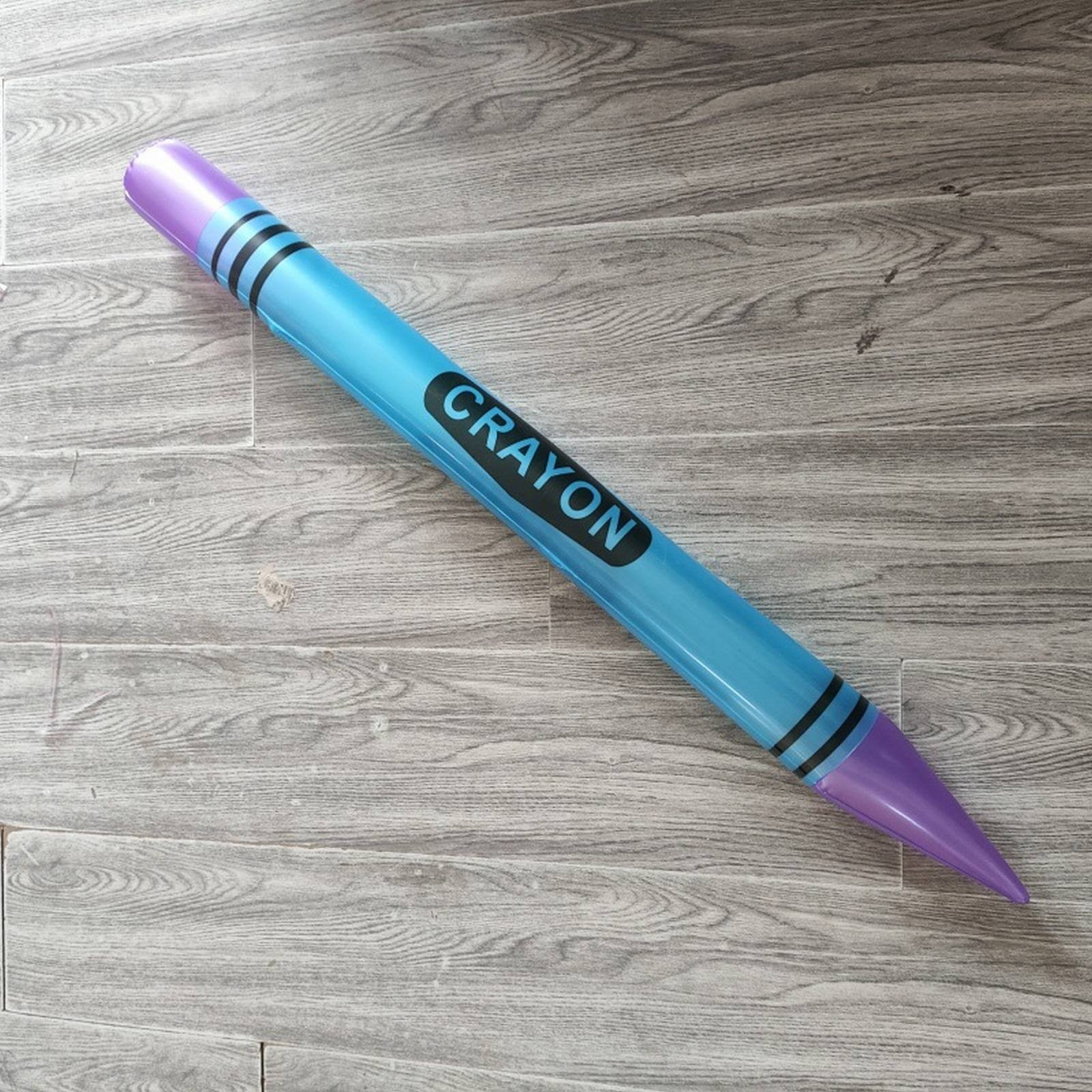 WOCACHI Tall Inflatable Crayons Large Blow Up Crayons Set Giant Crayon ...