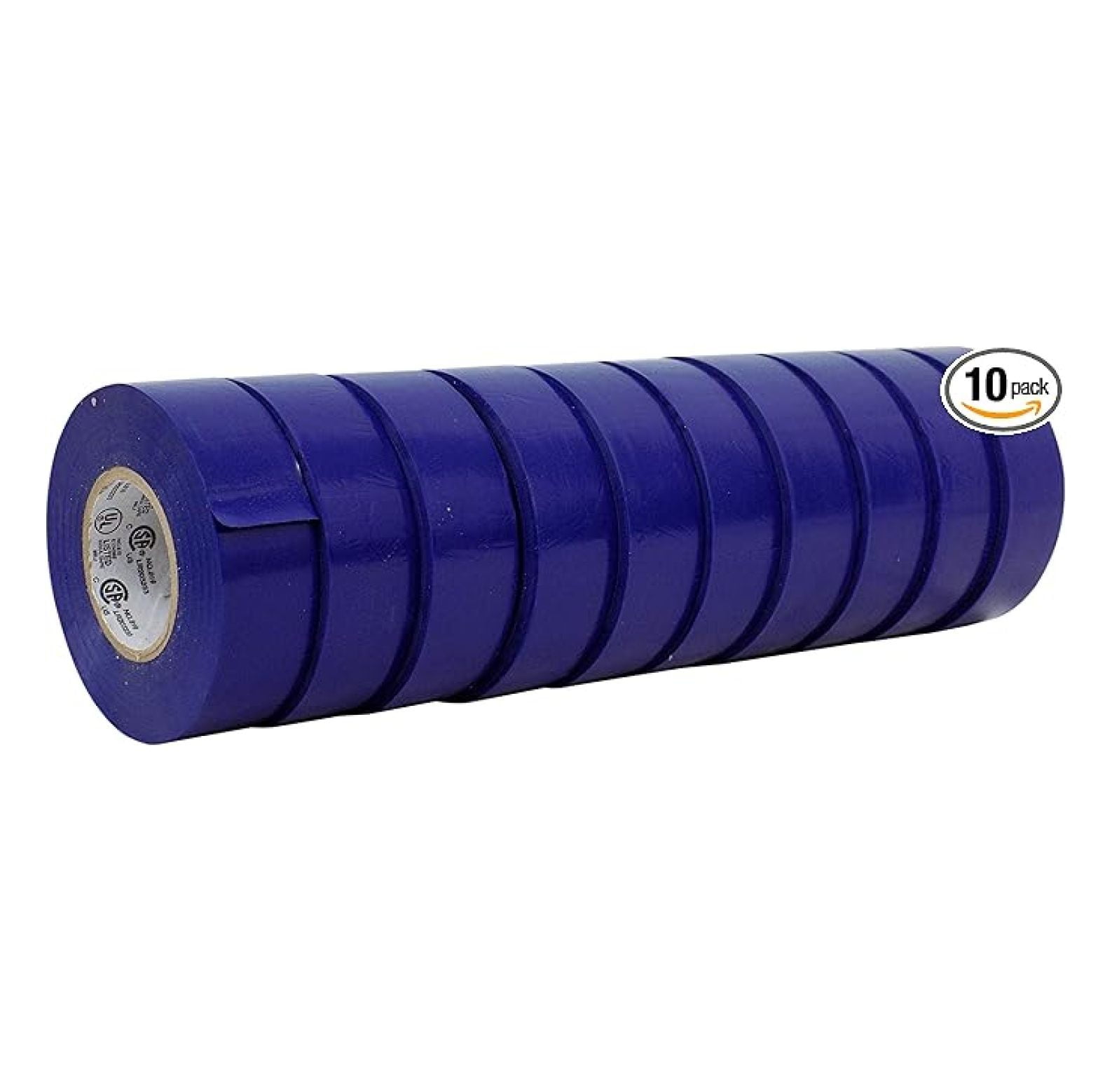 WOD ETC766 Professional Grade General Purpose Blue Electrical Tape UL ...