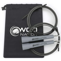 WOD Nation Adjustable Attack Speed Jump Rope for Men and Women, Purple ...