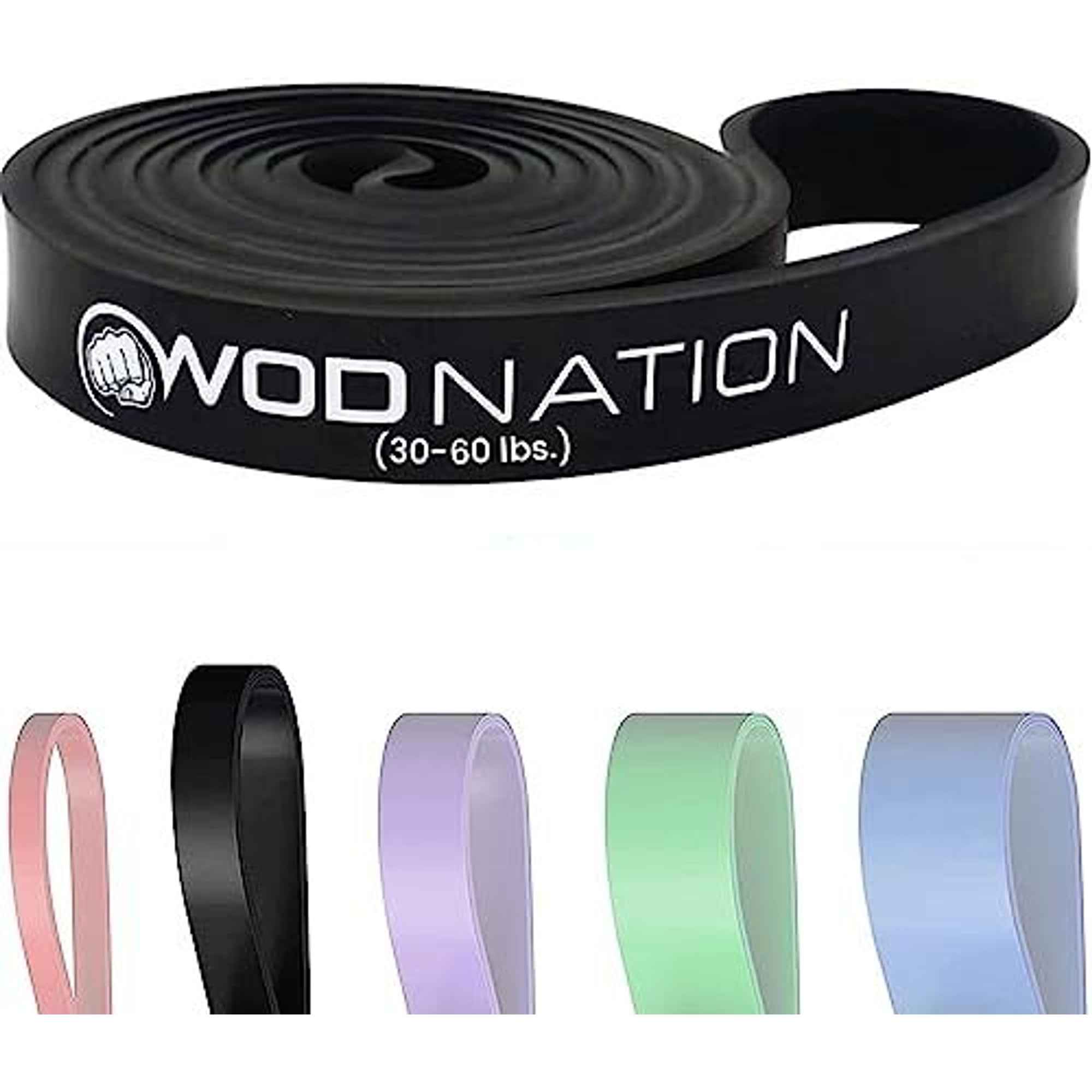 WOD Nation Resistance Bands, Pull Up Assistance, Exercise, Stretching ...