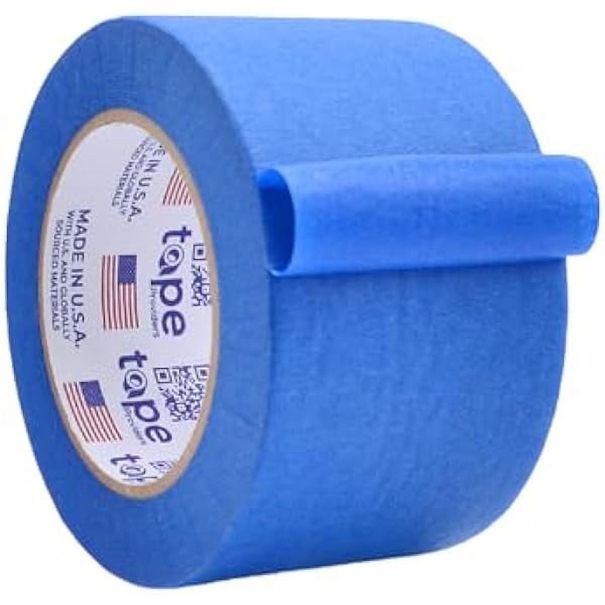 WOD PMT21B Blue Painter’s Tape - 4 inch x 60 yds. Thick & Wide Masking ...