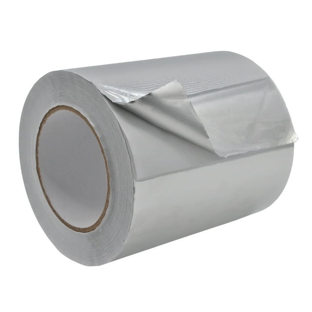 WOD Tape Aluminum Foil Tape 12 in. x 50 yd. Metal HVAC Repair Tape ...