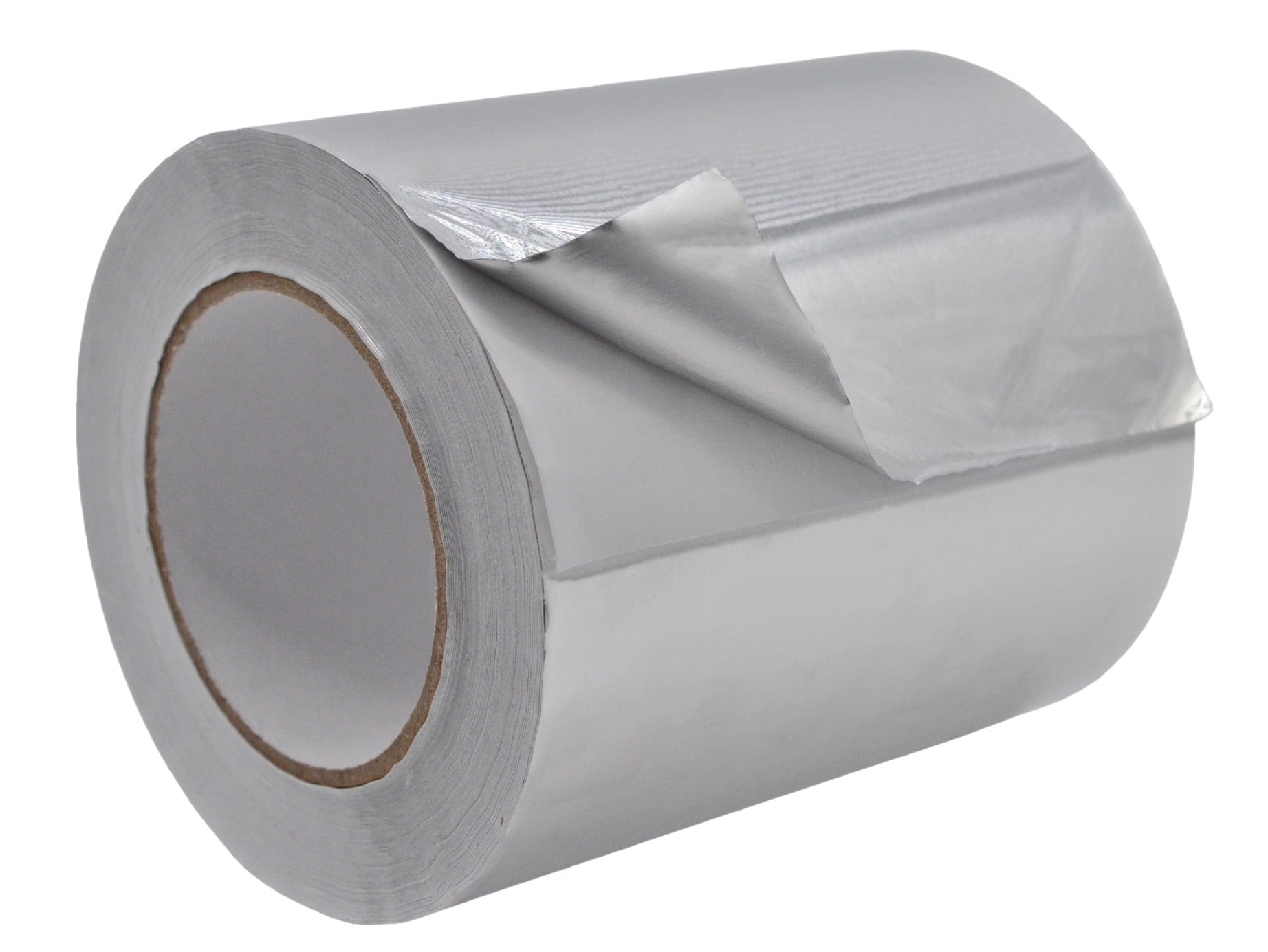 WOD Tape Aluminum Foil Tape 6 in. x 50 yd. Metal HVAC Repair Tape Ducts - Walmart.com
