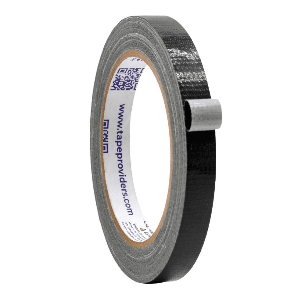 WOD Tape Black Duct Tape 0.47 in x 60 ft. Strong Waterproof DTC10 ...