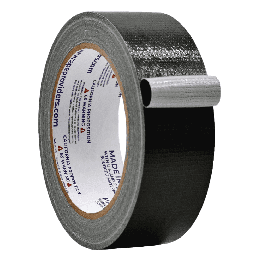 WOD Tape Black Duct Tape 1.42 in x 60 ft. Strong Waterproof DTC10 ...
