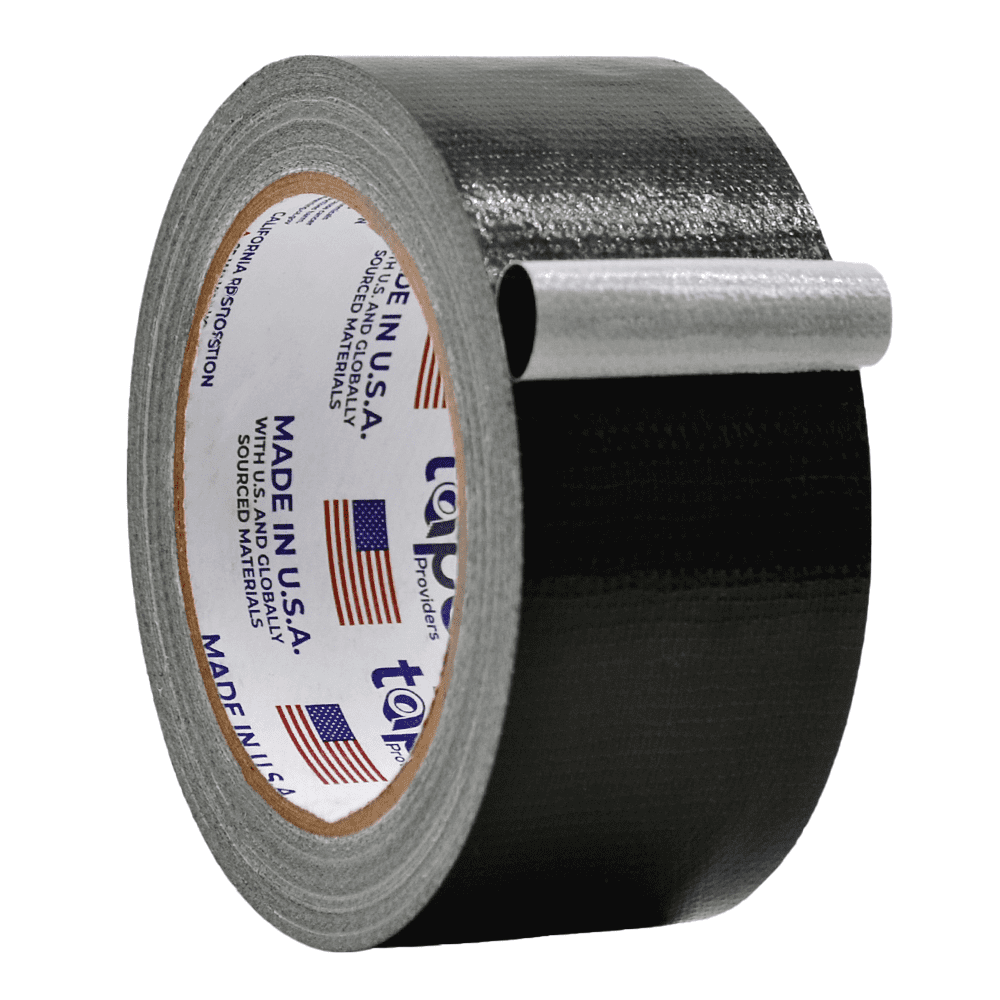 WOD Tape Black Duct Tape 1.88 in x 60 ft. Strong Waterproof DTC10 ...