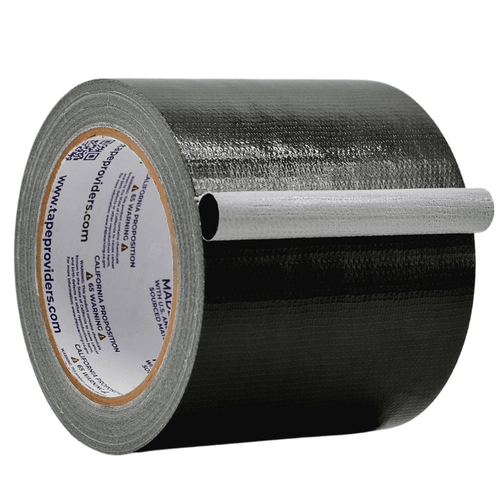 WOD Tape Black Duct Tape 3.78 in x 60 ft. Strong Waterproof DTC10 ...