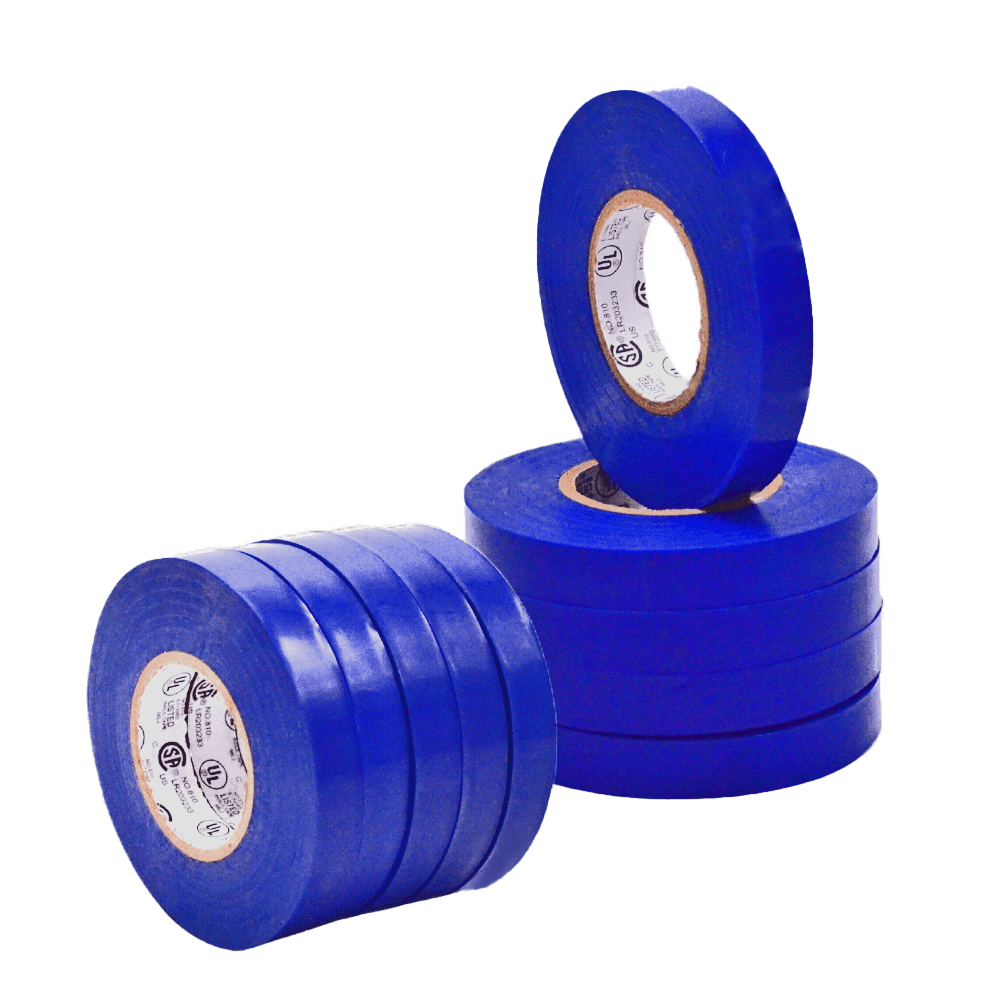 WOD Tape Blue Electrical Tape General Purpose 1/2 in. x 66 ft. High ...