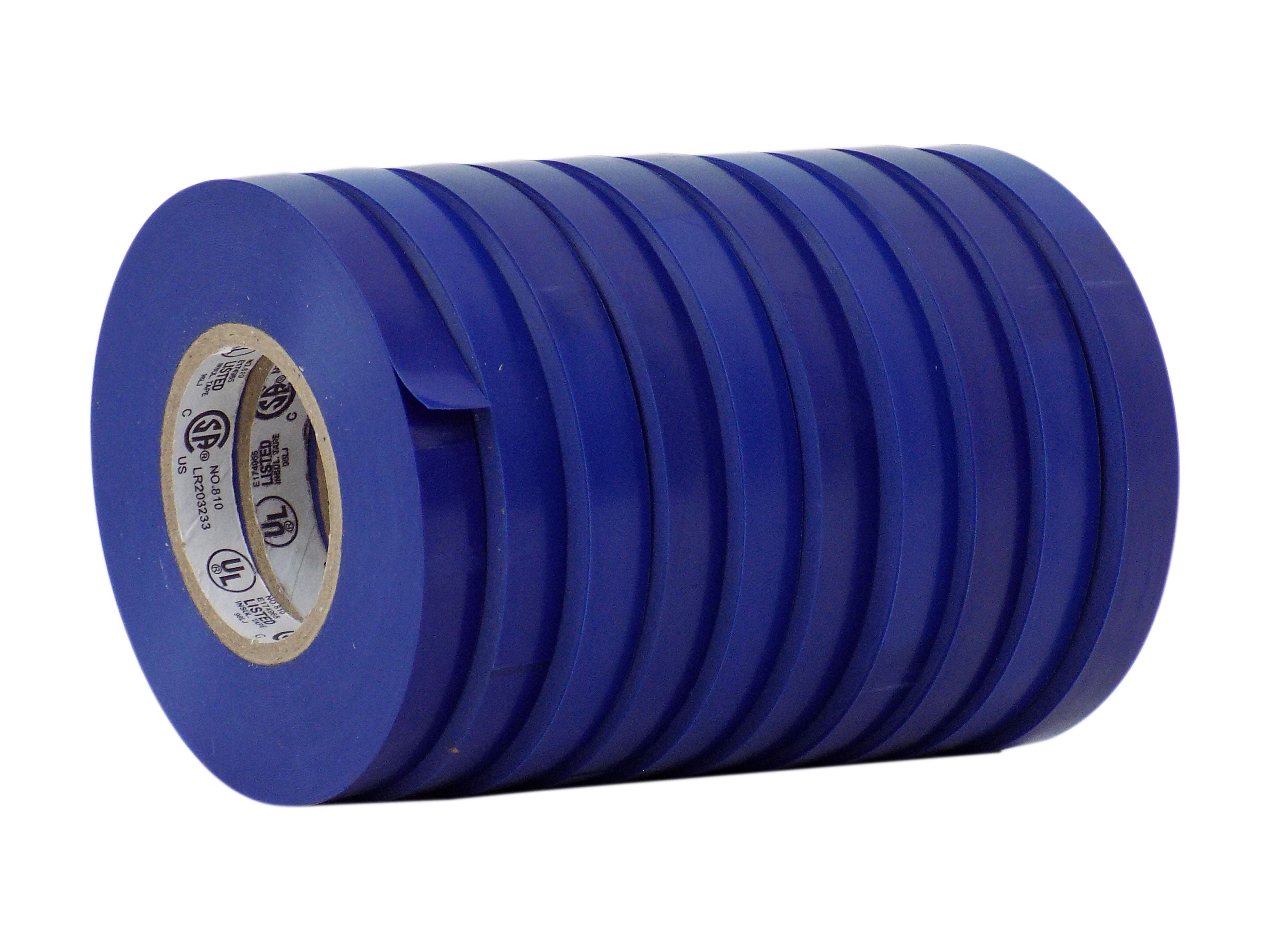 WOD Tape Blue Electrical Tape General Purpose 1/2 in. x 66 ft. High ...