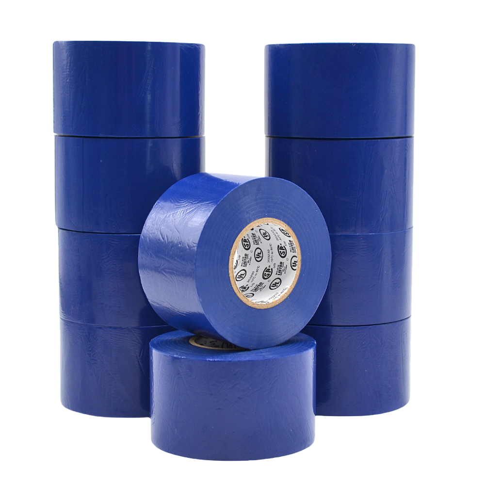 WOD Tape Blue Electrical Tape General Purpose 2 in. x 66 ft. High Temp ...