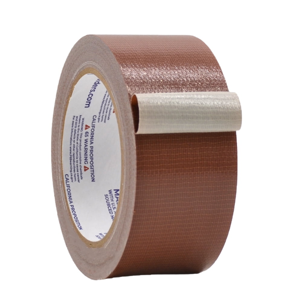 WOD Tape Brown Duct Tape 1.88 in x 60 ft. Strong Waterproof DTC10 ...