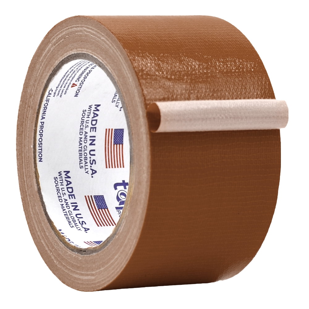 WOD Tape Brown Duct Tape 2.36 in x 60 ft. Strong Waterproof DTC10 ...
