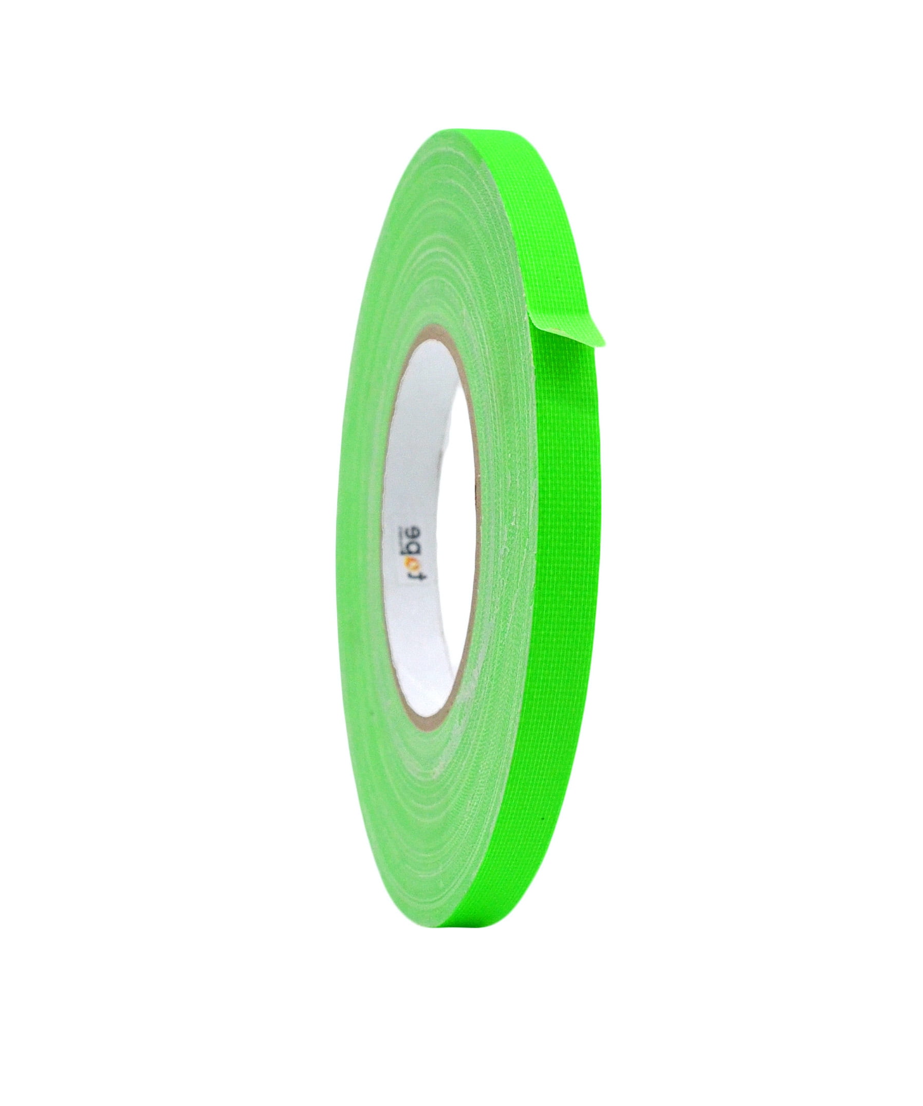 WOD Tape Fluorescent Green Gaffer Tape - 1/2 inch x 60 ft. - No Residue ...