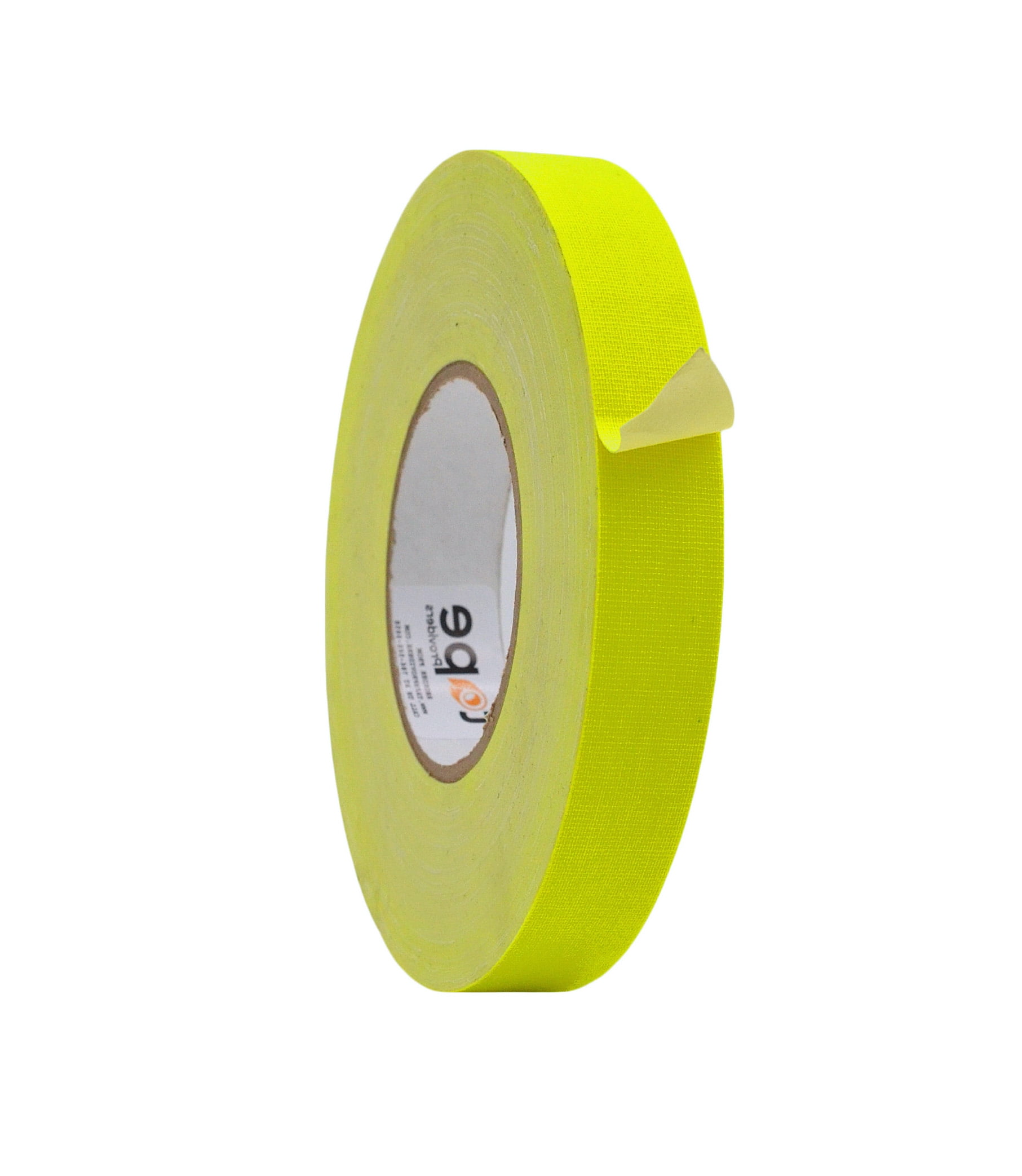 WOD Tape Fluorescent Yellow Gaffer Tape - 3/4 inch x 60 ft. - No ...