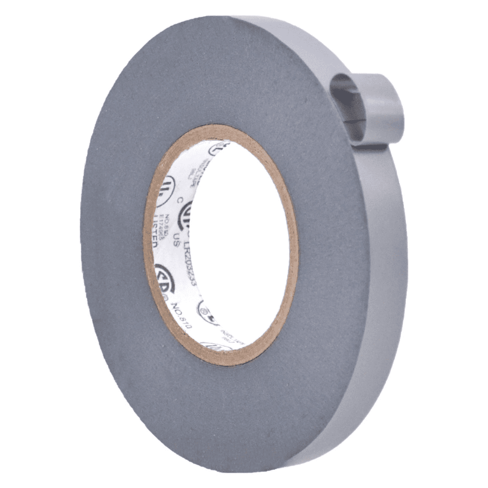 WOD Tape Gray Electrical Tape General Purpose 3/8 in. x 66 ft. High ...