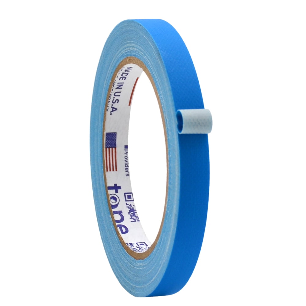 WOD Tape Light Blue Gaffer Tape - 1/2 inch x 60 ft. - (Pack of 96) No ...