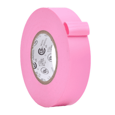 Pink Electrical Tape 3/4 X 66 Ft Roll 7 Mil - Walmart.com