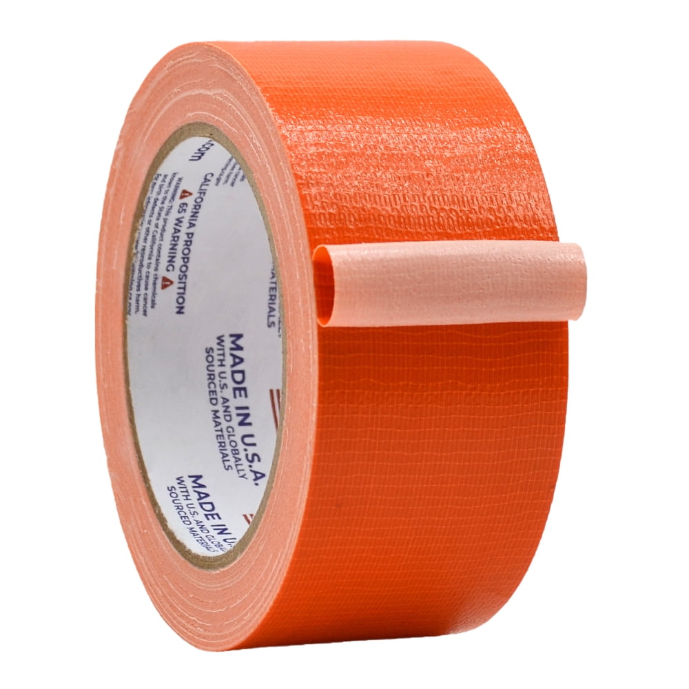 WOD Tape Racing Orange Duct Tape 1.88 in x 60 ft. Strong Waterproof ...