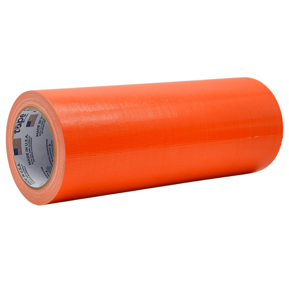 WOD Tape Racing Orange Duct Tape 11.34 in x 60 ft. Strong Waterproof ...