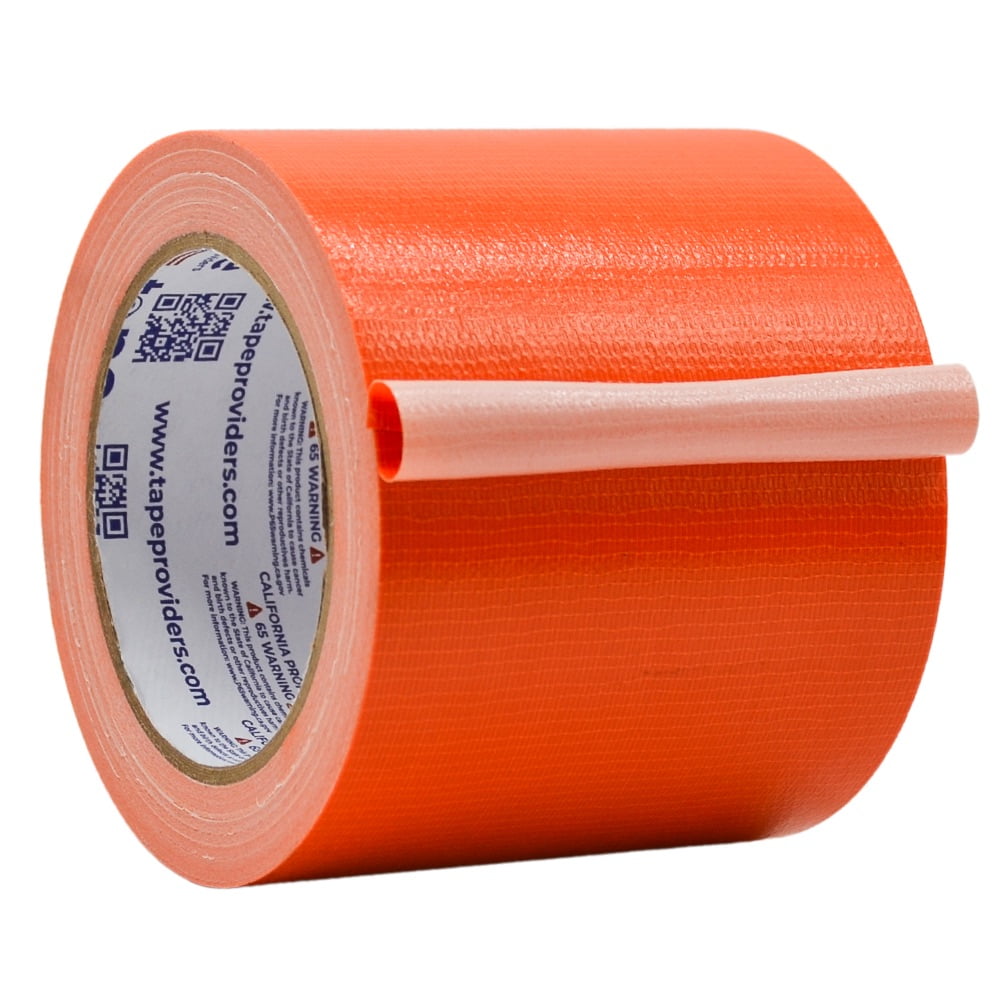 WOD Tape Racing Orange Duct Tape 3.78 in x 60 ft. Strong Waterproof ...