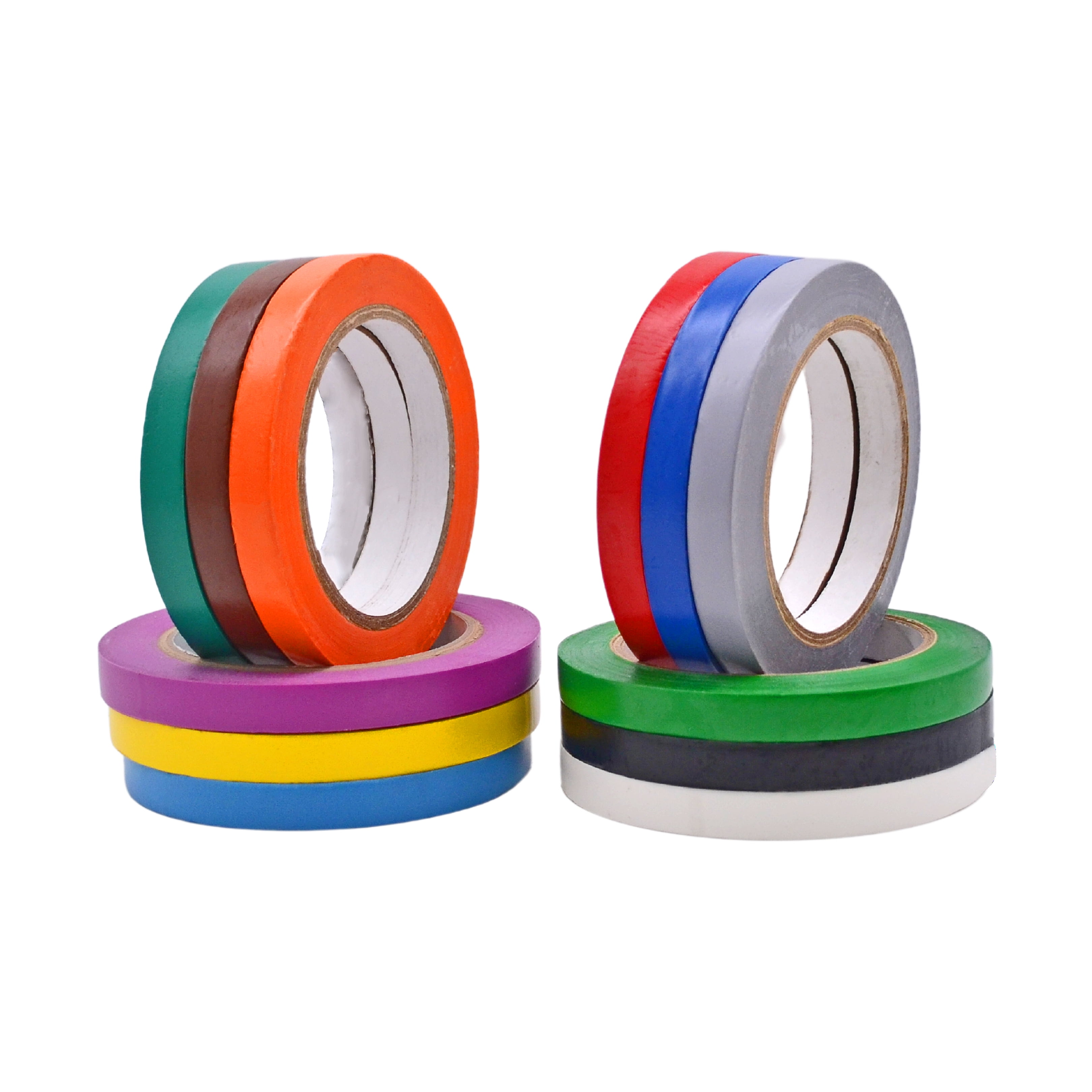 WOD Tape Rainbow Pack Vinyl Pinstriping Tape 1/2 in. x 36 yd. School ...