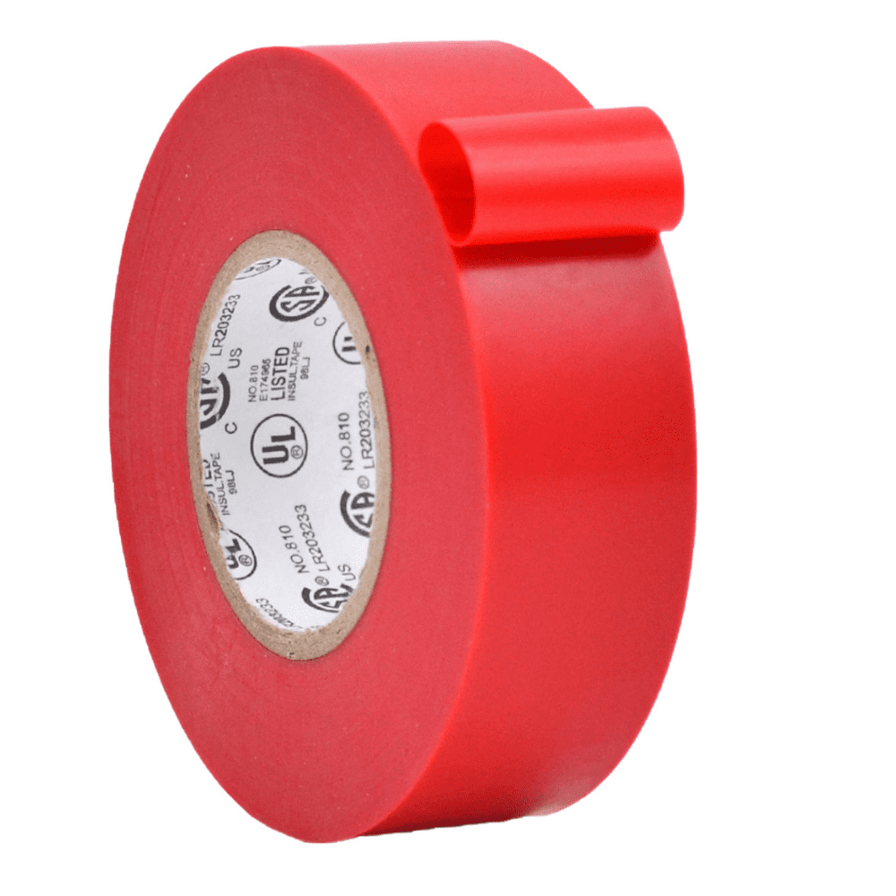 Wod Tape Red Electrical Tape General Purpose 1 In X 66 Ft High Temp