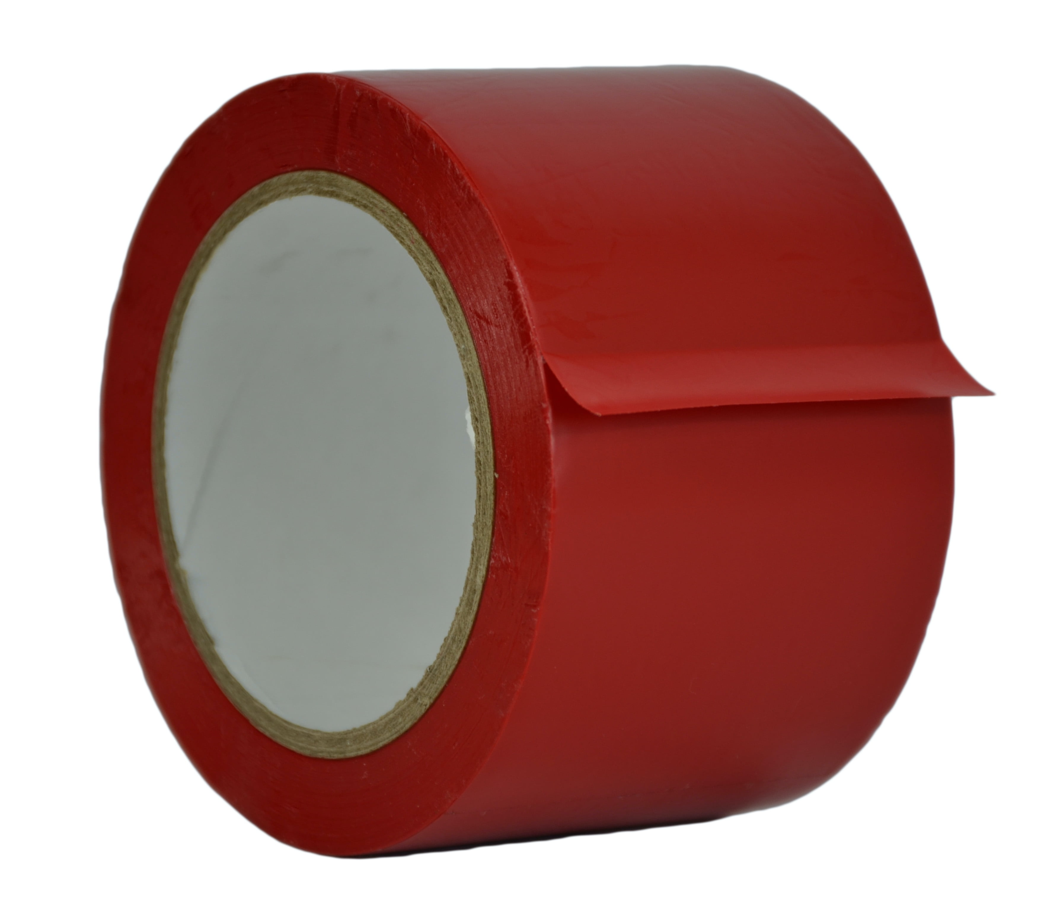 WOD Tape Red Vinyl Pinstriping Tape 4 in. x 36 yd. School Floor Marking ...