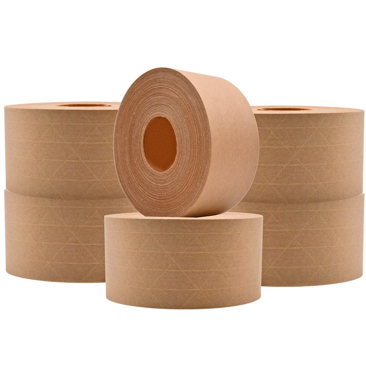 WOD Tape Reinforced Water Activated Gummed Kraft Tape - 3 In x 500 Ft ...