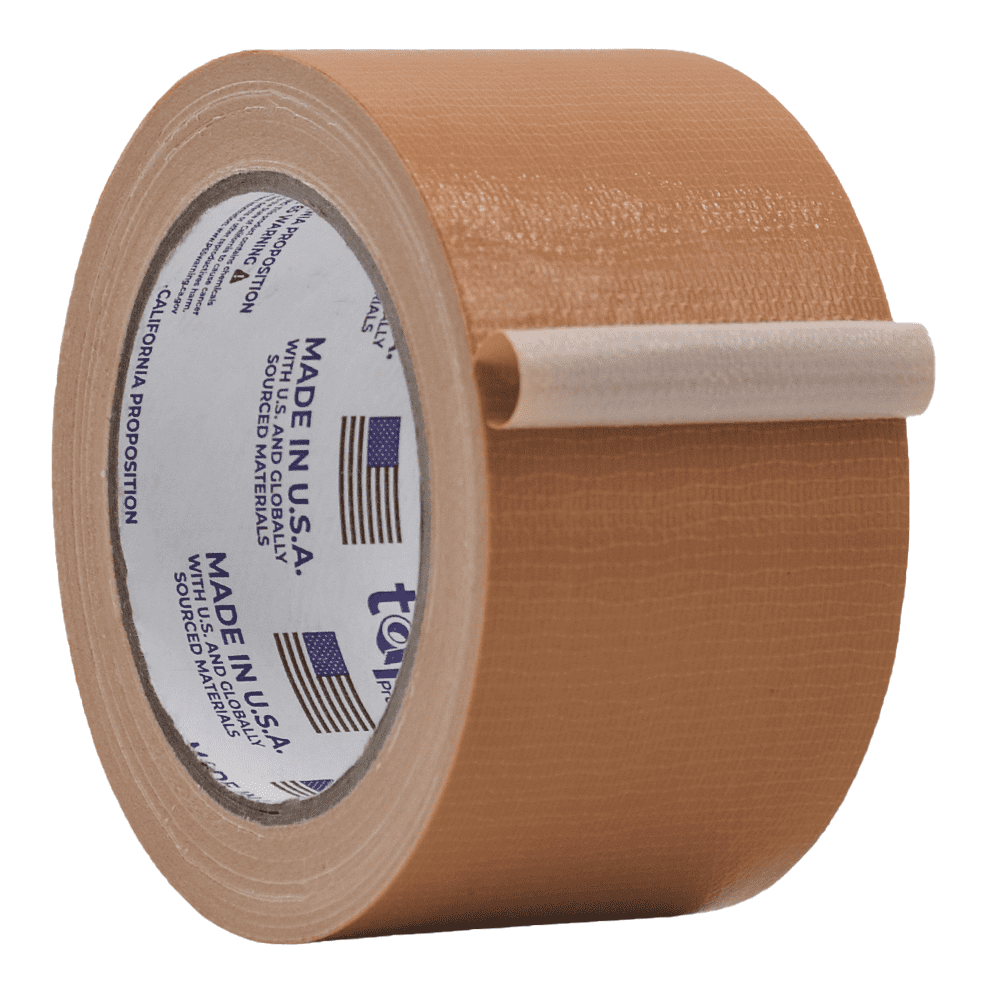WOD Tape Tan Duct Tape 2.83 in x 60 ft. Strong Waterproof DTC10 ...