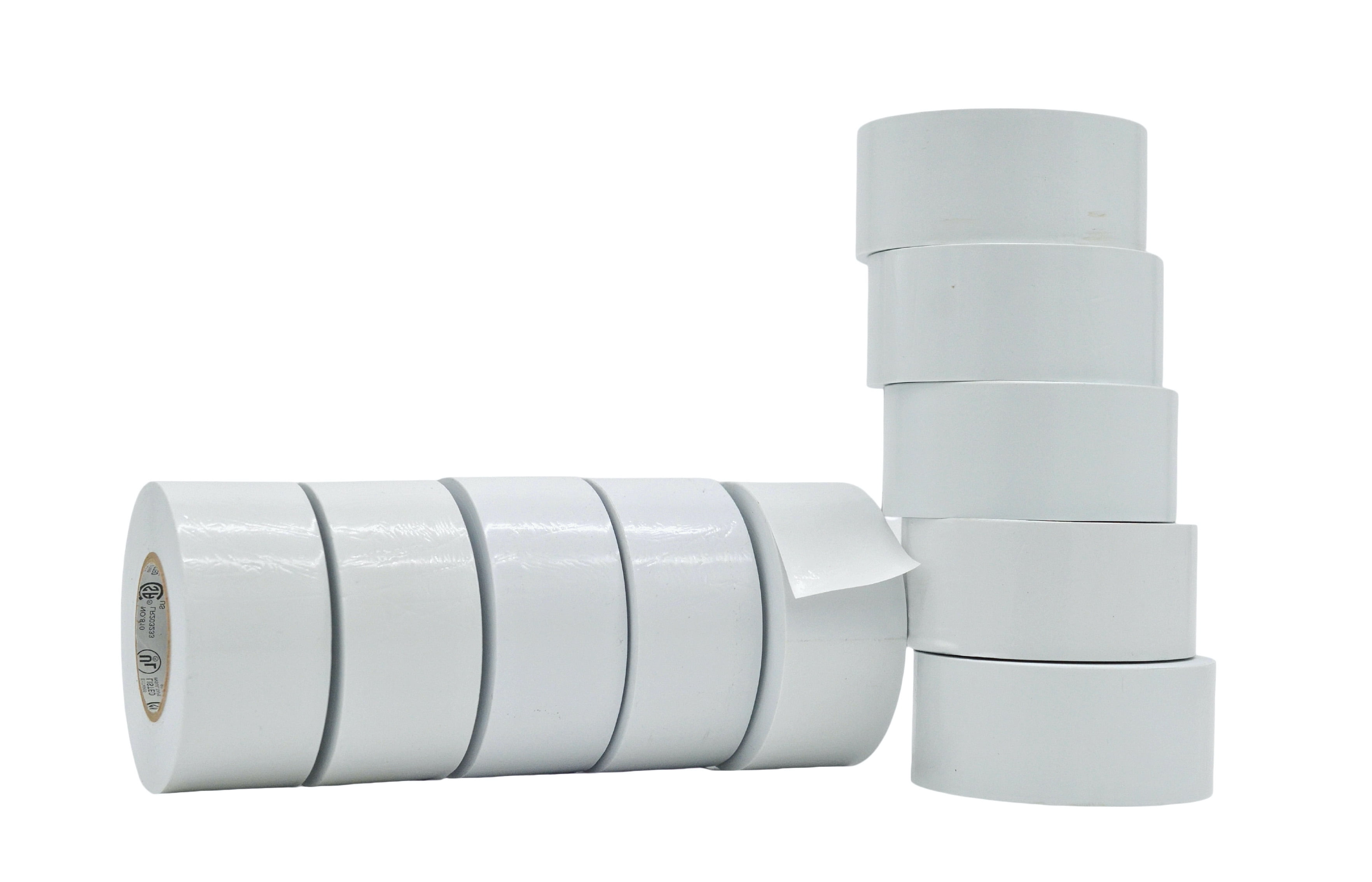 WOD Tape White Electrical Tape General Purpose 1.5 in. x 66 ft. High ...