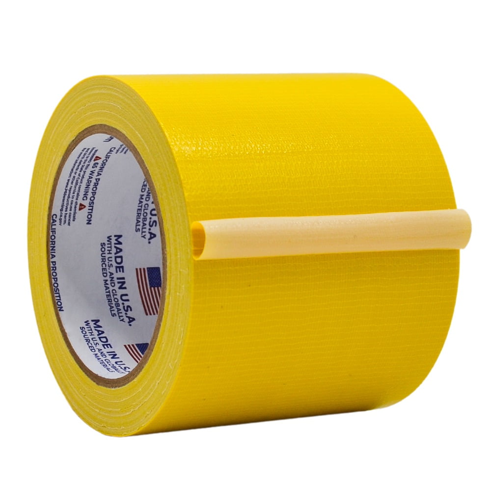 WOD Tape Yellow Duct Tape 3.78 in x 60 ft. Strong Waterproof DTC10 ...