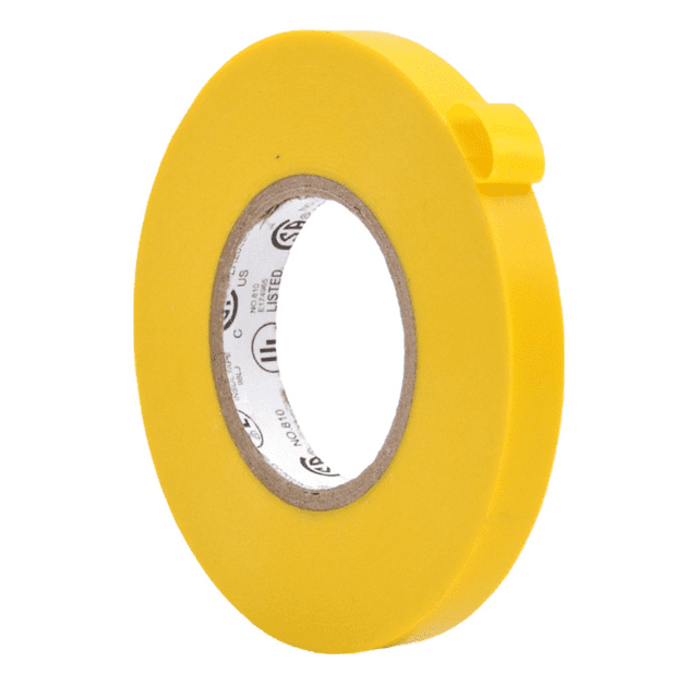 WOD Tape Yellow Electrical Tape General Purpose 3/8 in. x 66 ft. High ...