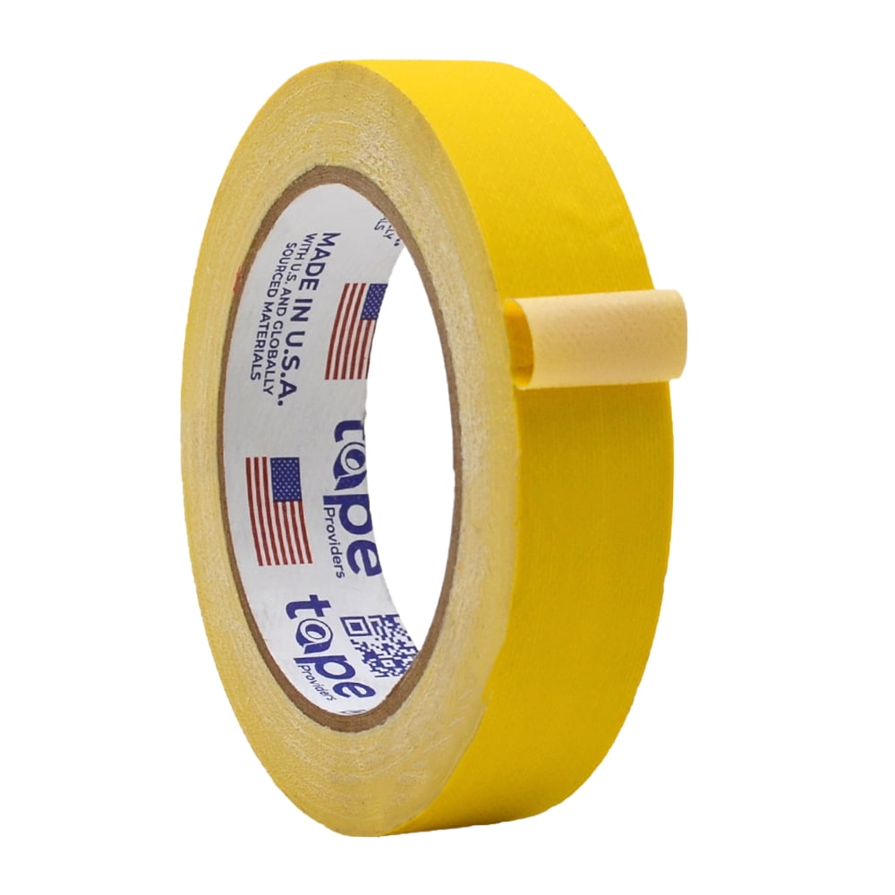 WOD Tape Yellow Gaffer Tape - 1 inch x 60 ft. - No Residue, Waterproof ...
