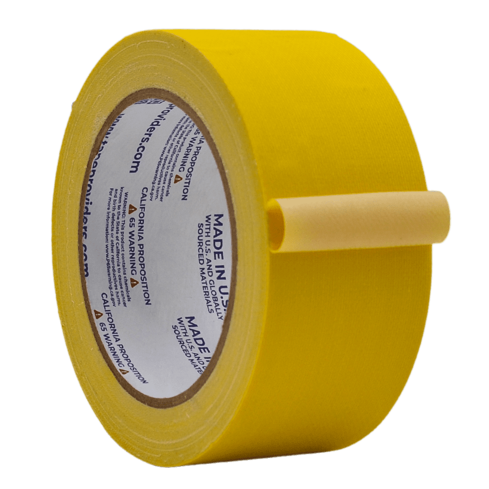 WOD Tape Yellow Gaffer Tape - 2 inch x 60 ft. - No Residue, Waterproof ...